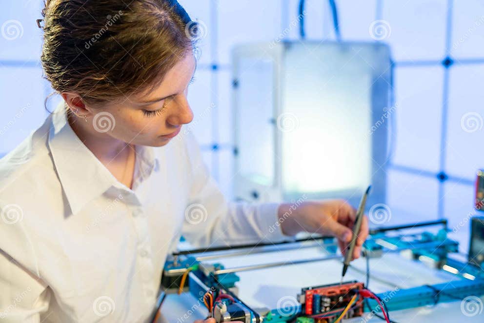 Hands-on Electronics stock photo. Image of technical - 333029708