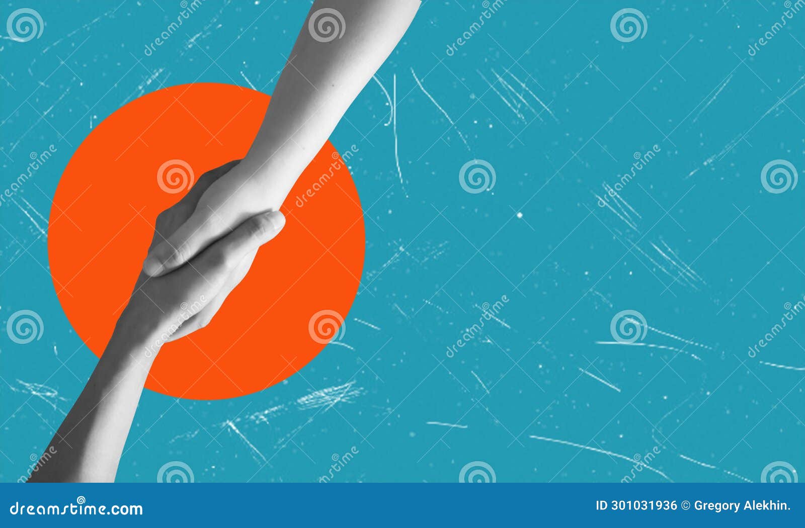 Hands Embrace Each Other, Top View, Copy Space Stock Photo - Image of ...