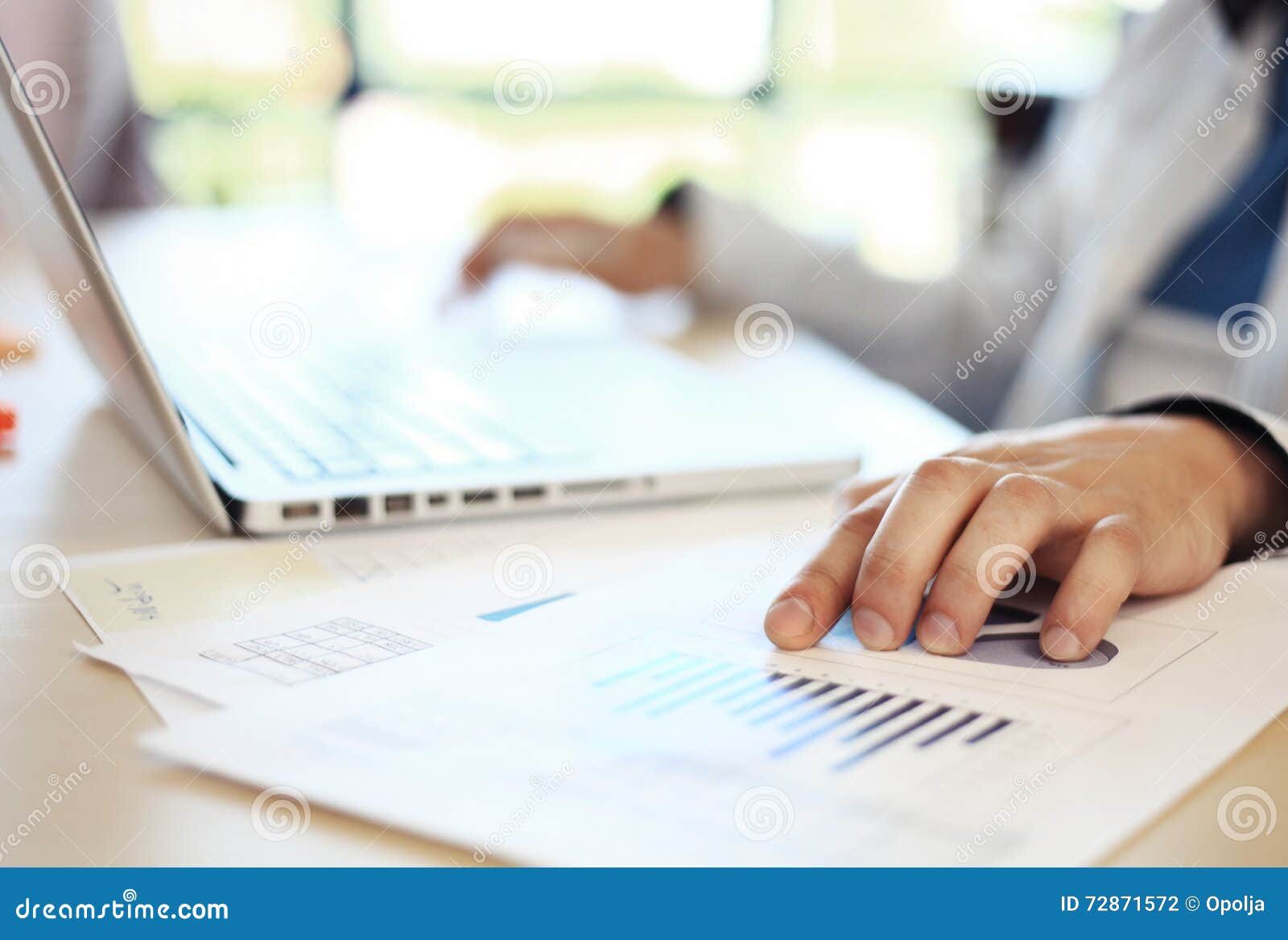 Hands of Financial Manager Taking Notes when Working Stock Photo ...