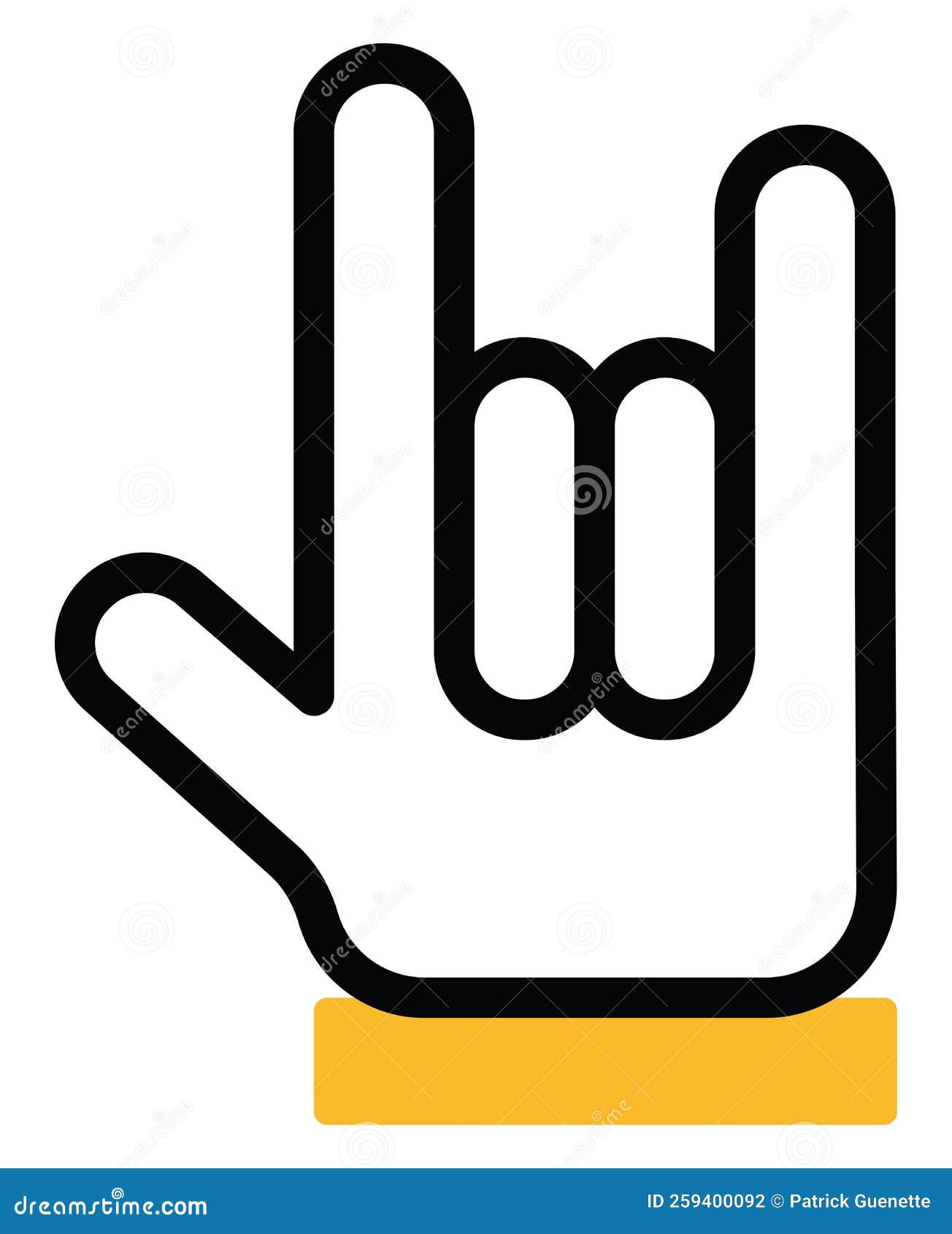 Hands With Fingers Icon Set For Counting Education Stock Illustration ...