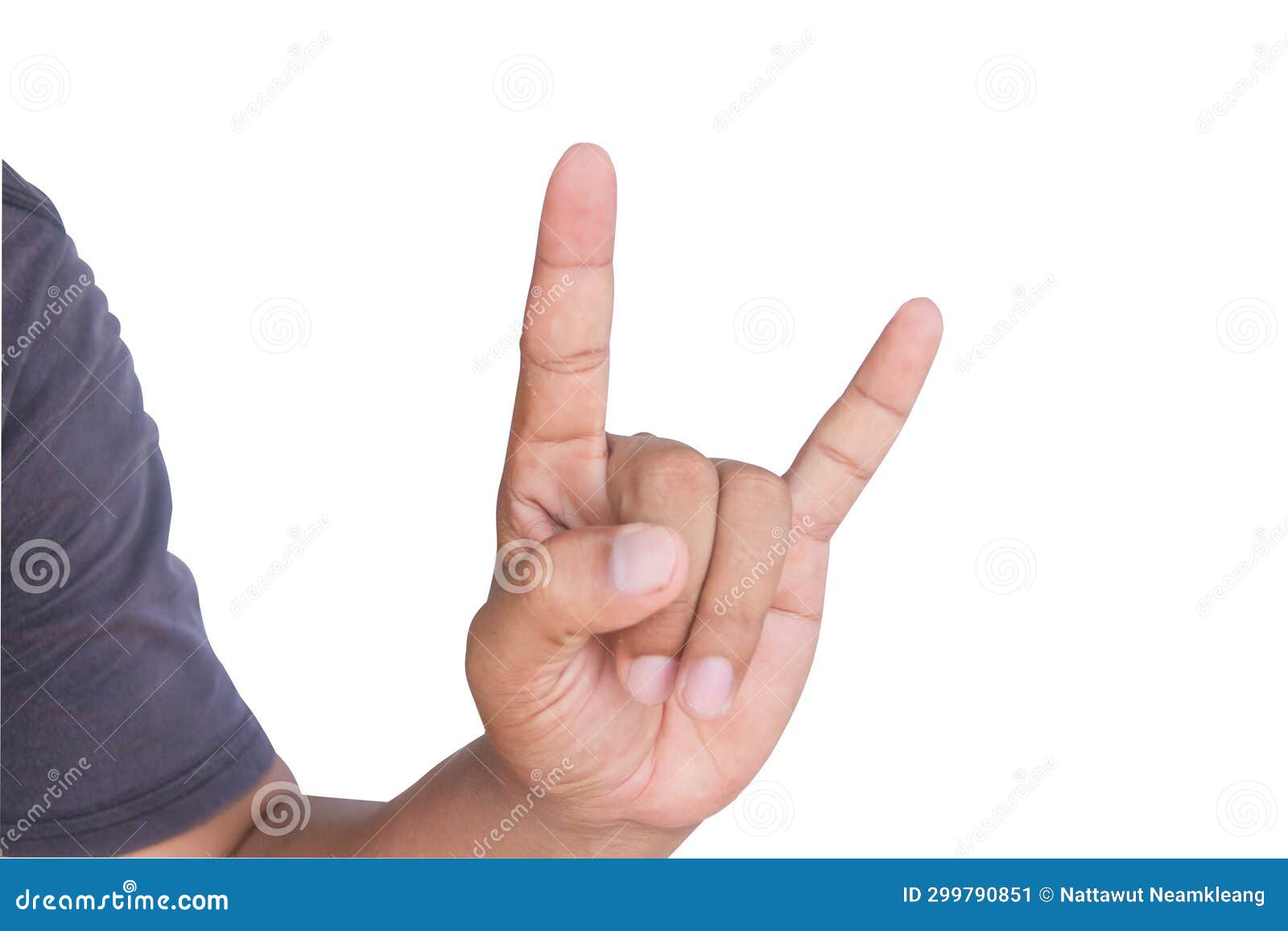 Fingers of devil s horns stock image. Image of craft - 299790851