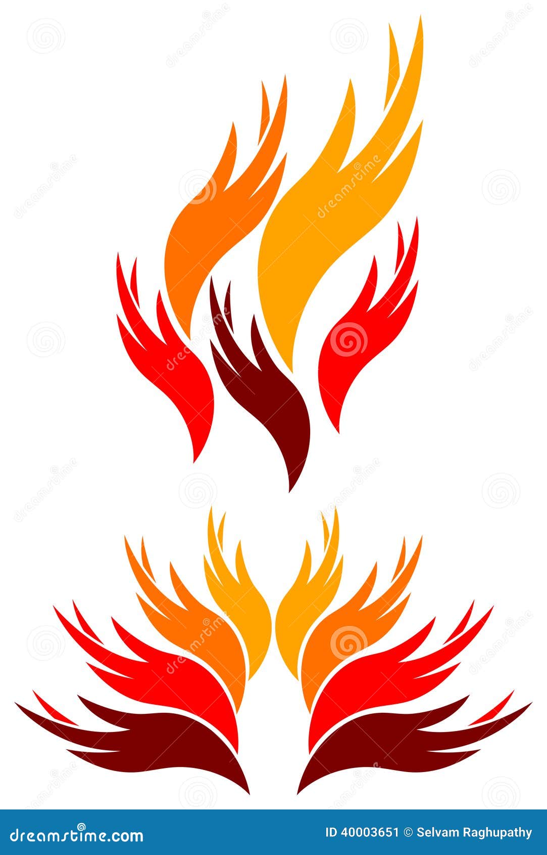 Hands fire stock vector. Illustration of ardent, hand - 40003651