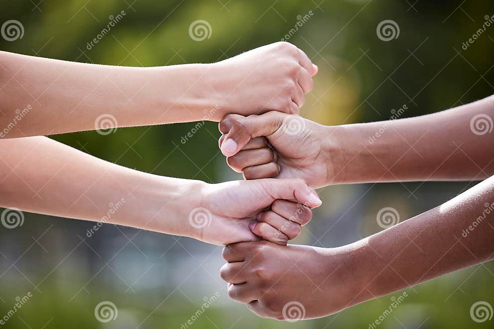 Hands, Fist and Stack for Diversity and Collaboration, Unity and ...
