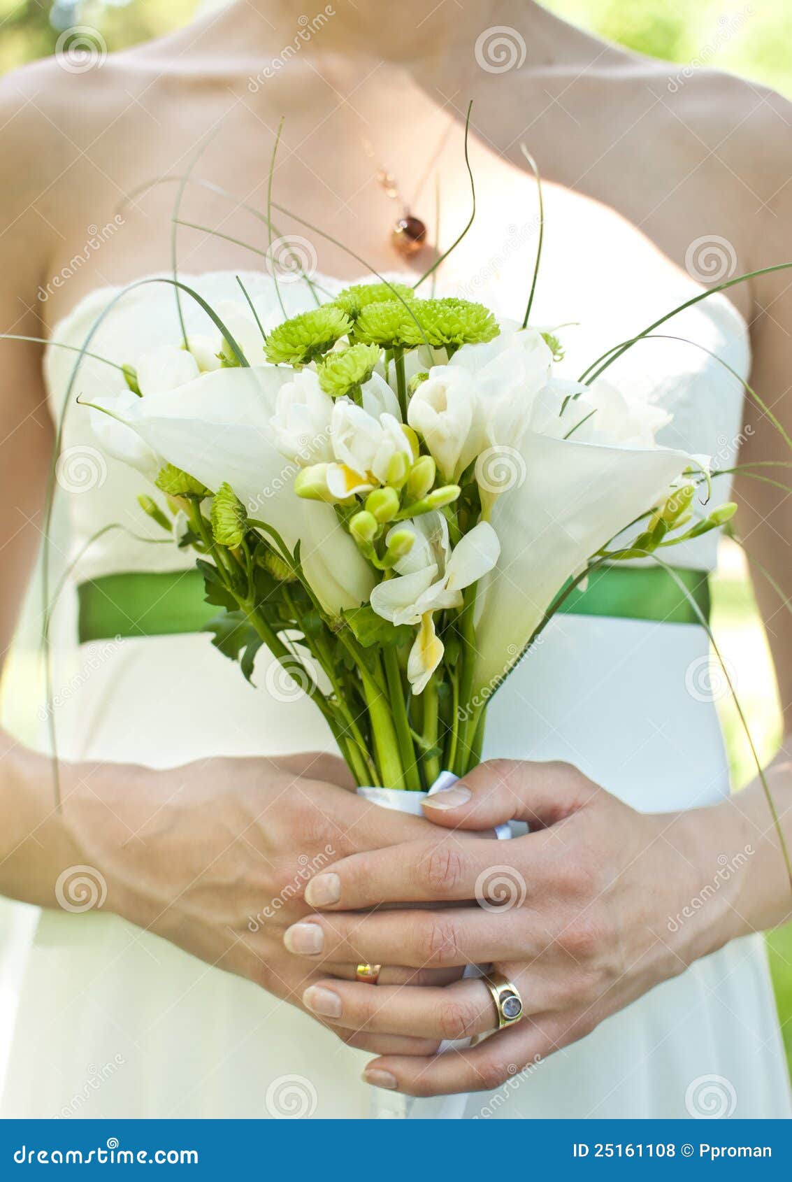 Hands and flower bouquet stock photo. Image of bouquet - 25161108
