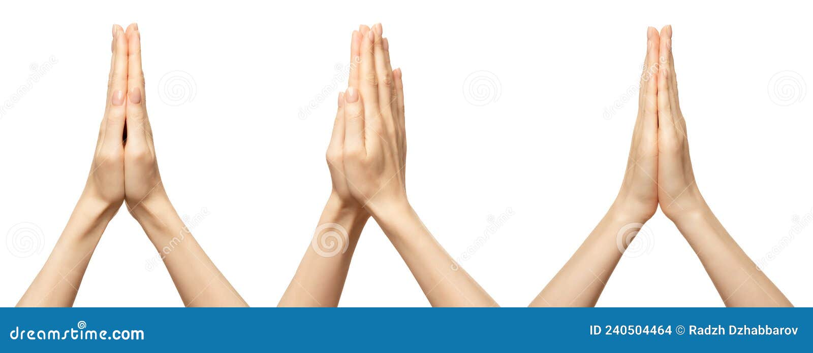 Hands Folded in Namaste Prayer Isolated on White. Female Hands Pray ... Hands Folded in Namaste Prayer Isolated on White. Female Hands Pray ...