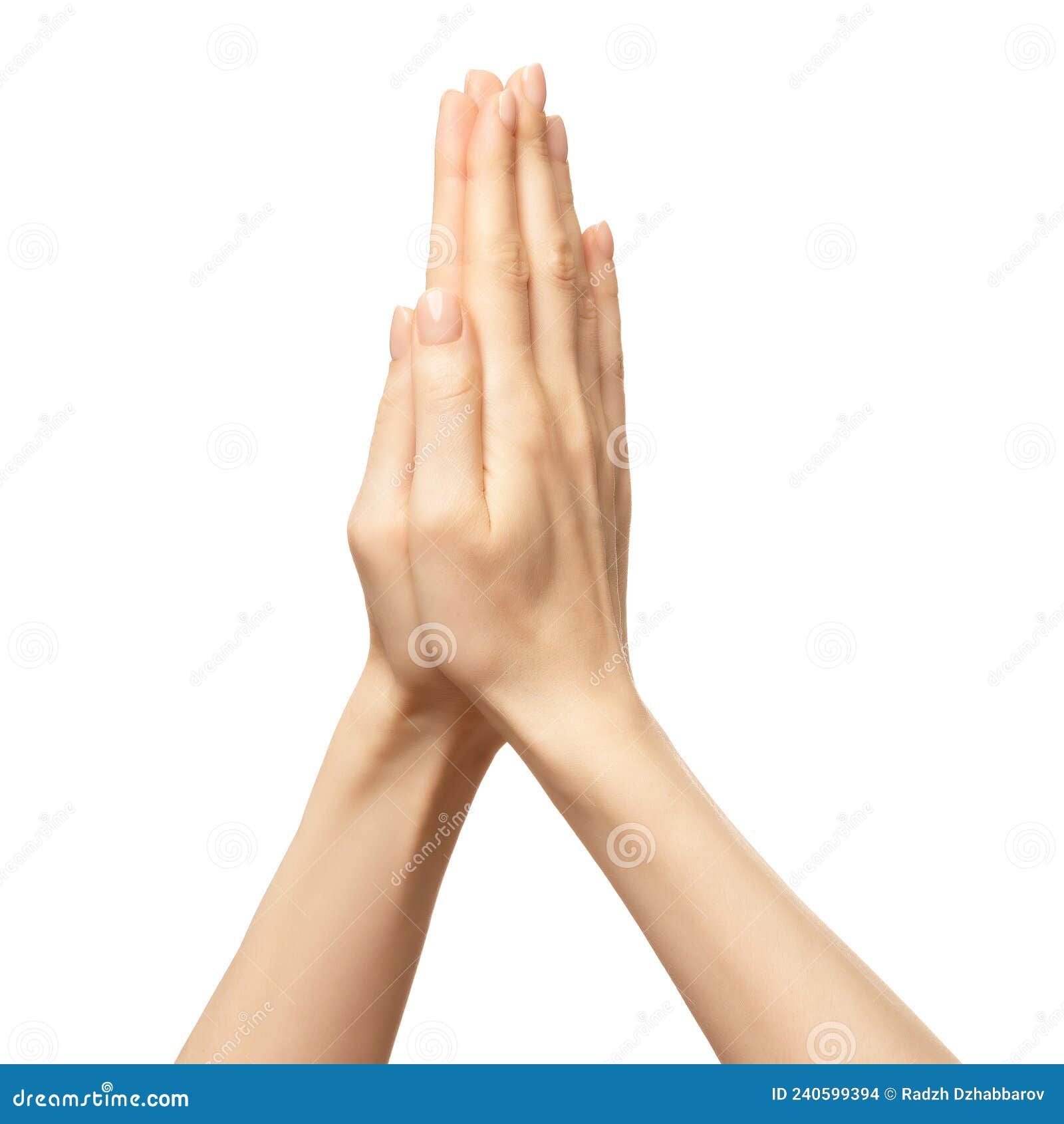 Hands Folded in Namaste Prayer Isolated on White. Female Hands Pray ... Hands Folded in Namaste Prayer Isolated on White. Female Hands Pray ...