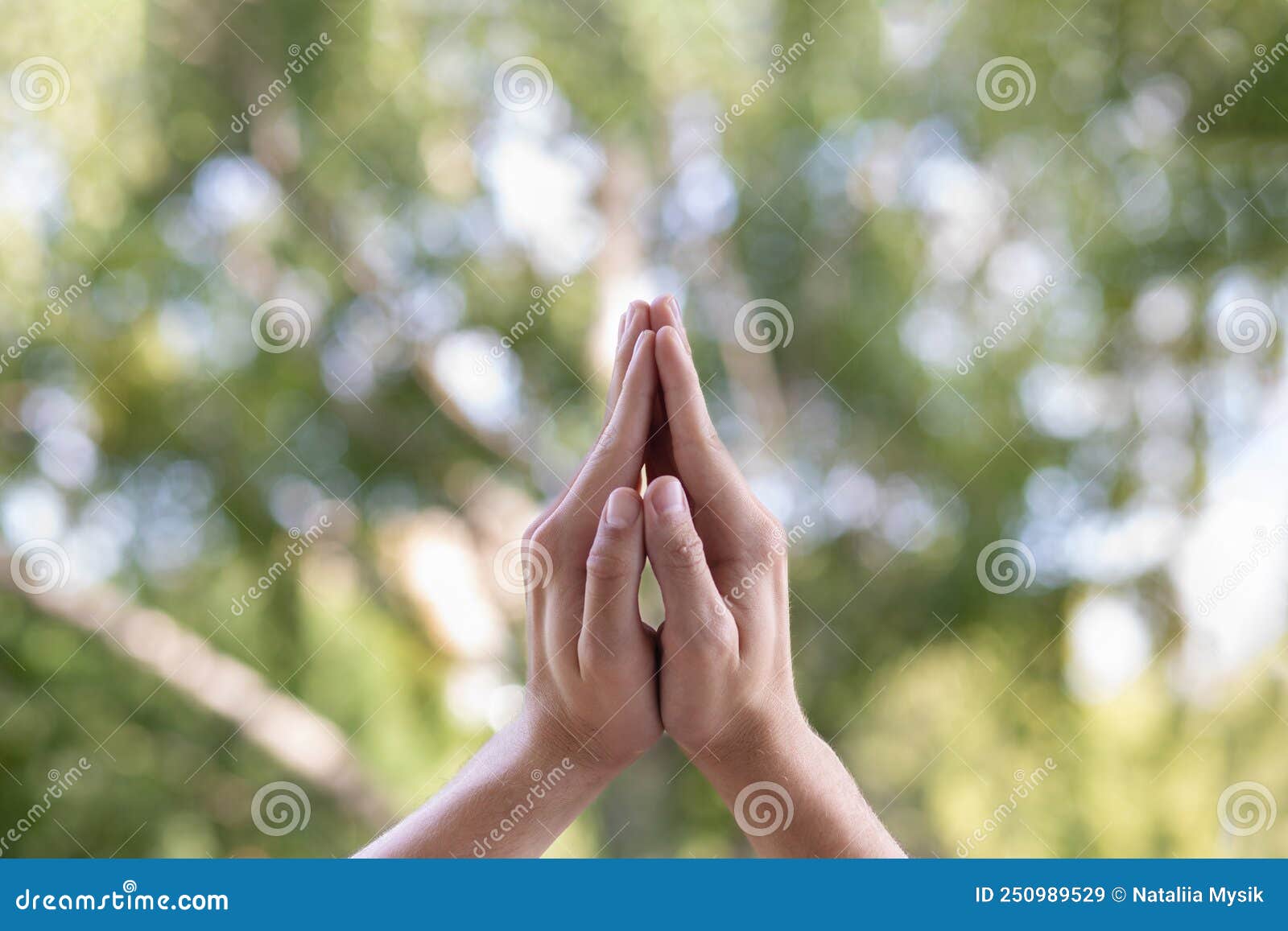 Hands folded for prayer stock image. Image of praise - 250989529