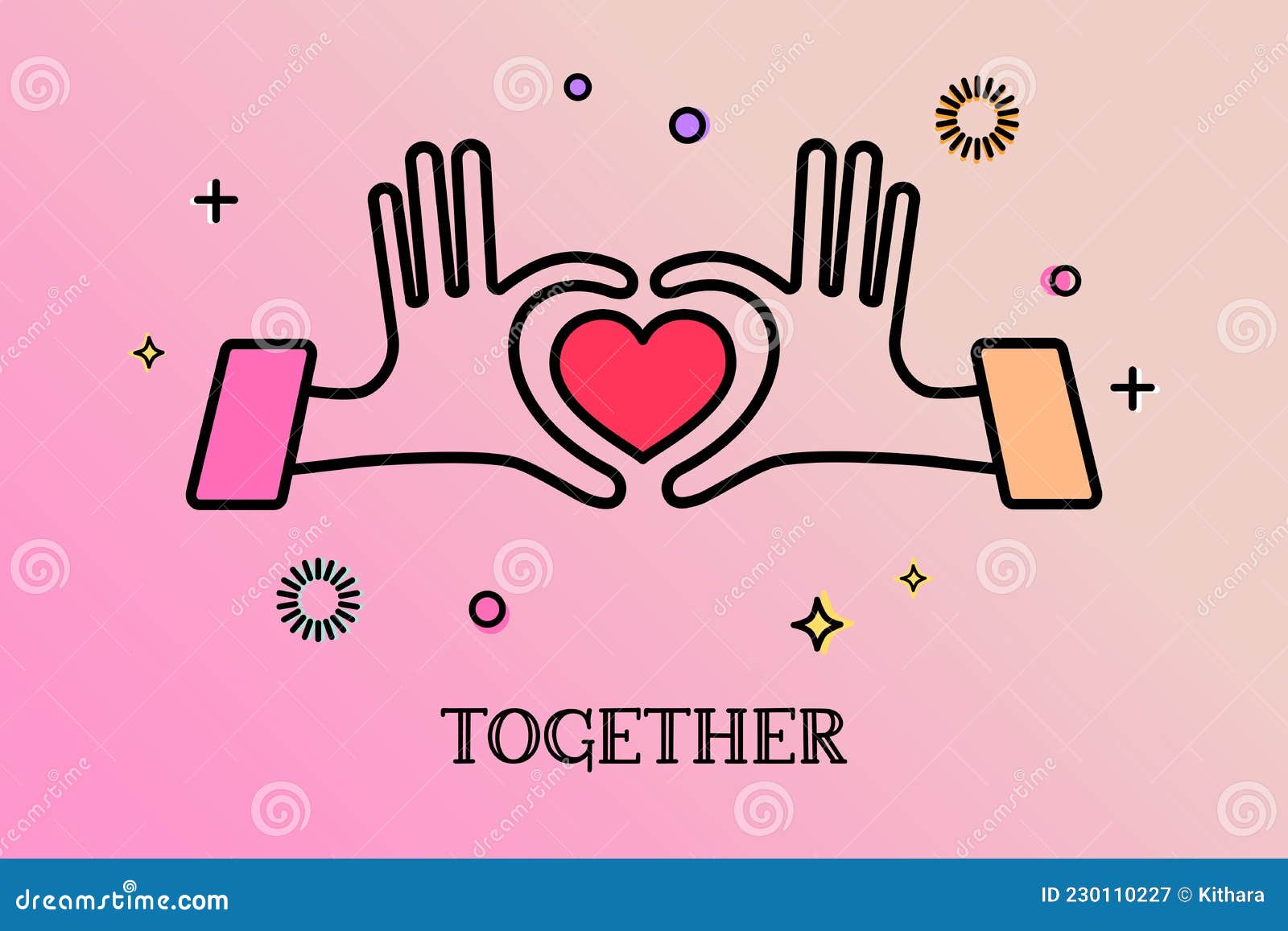 Hands in Form of Heart, Hands Together, Reletionship Concept Stock ...