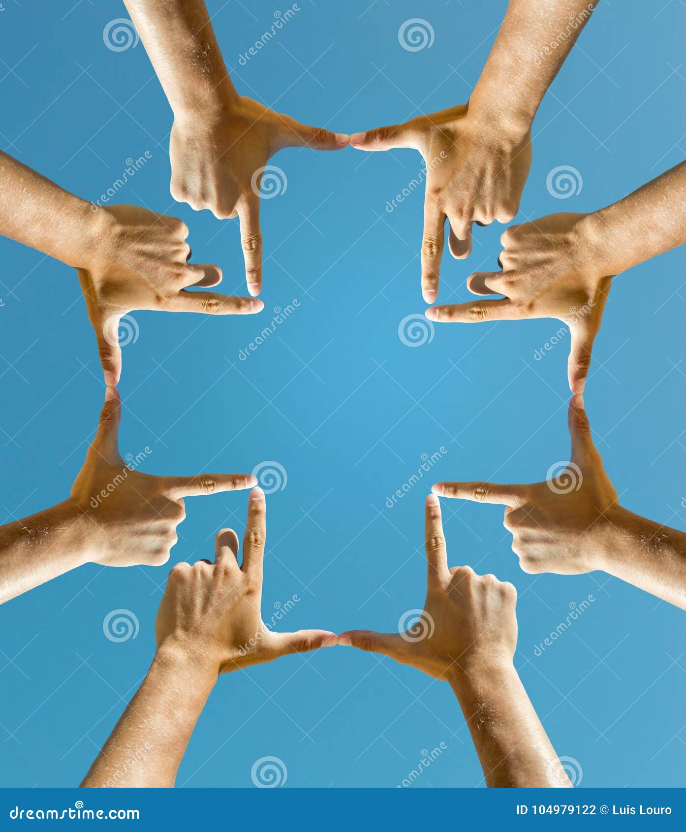 Hands making a Cross stock photo. Image of belief, health - 104979122