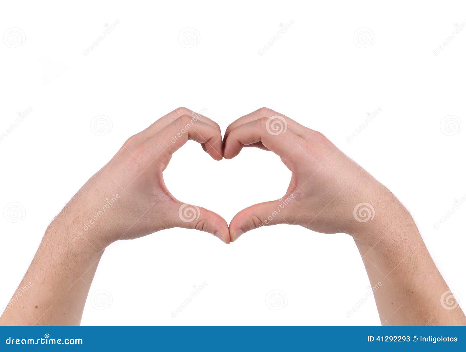 Hands forming a heart. stock image. Image of relationship - 41292293