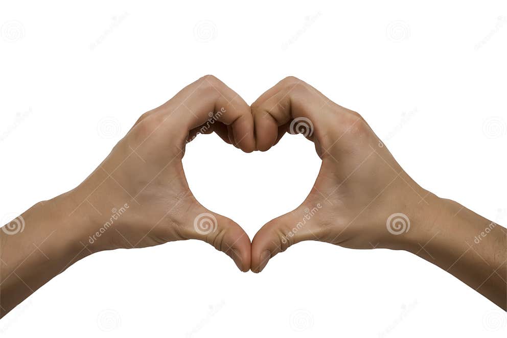 Hands Forming a Heart Shape Stock Photo - Image of affection, palms ...