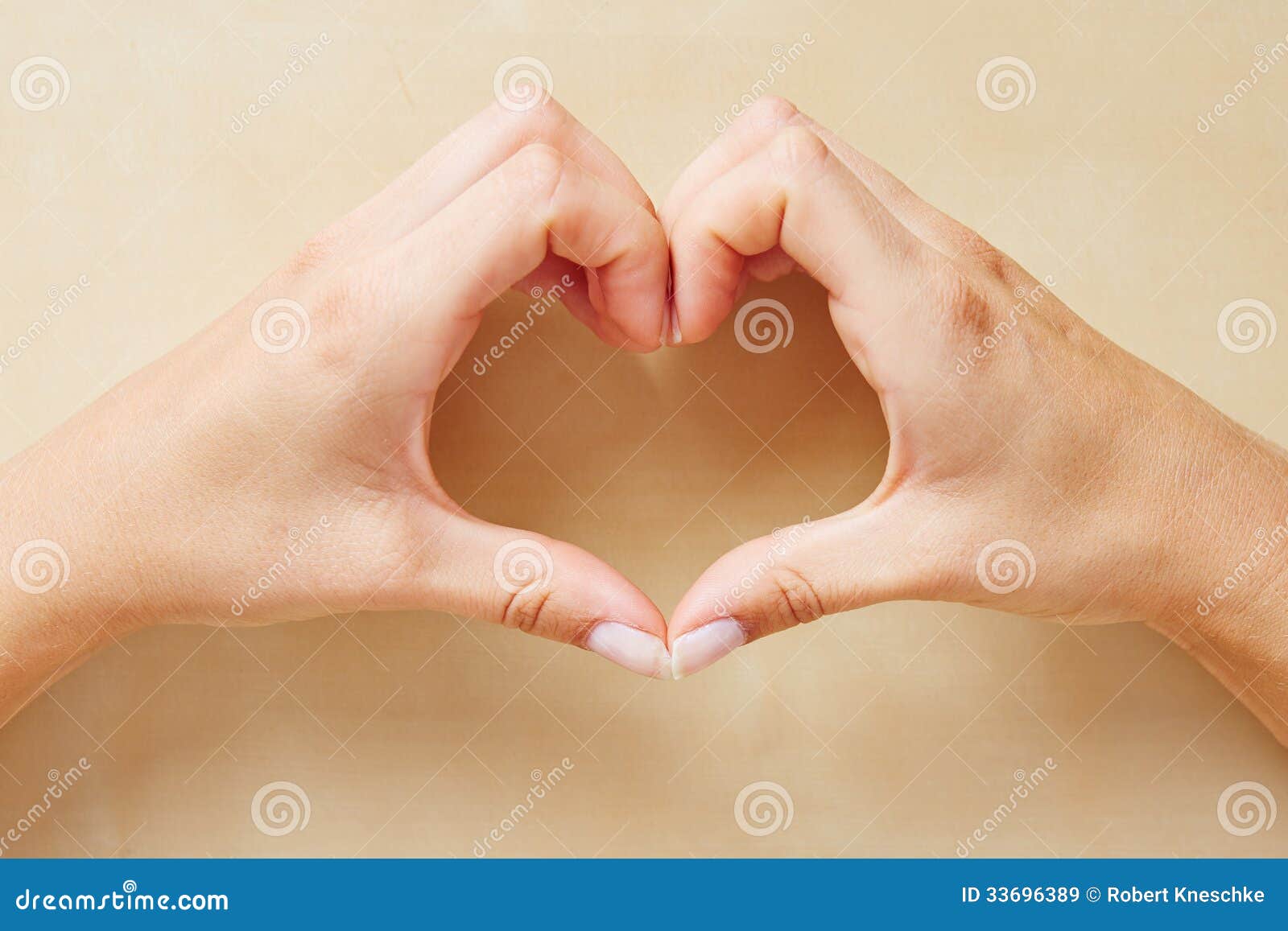 Hands Forming a Heart Shape Stock Image - Image of heart, symbol: 33696389