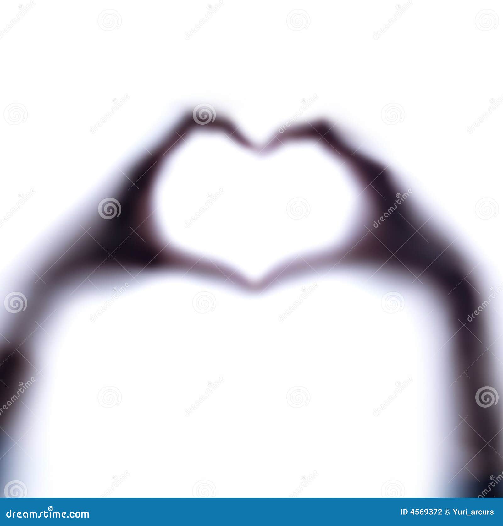 Hands Forming a Heart, Symbol of Love. Stock Photo - Image of hand ...