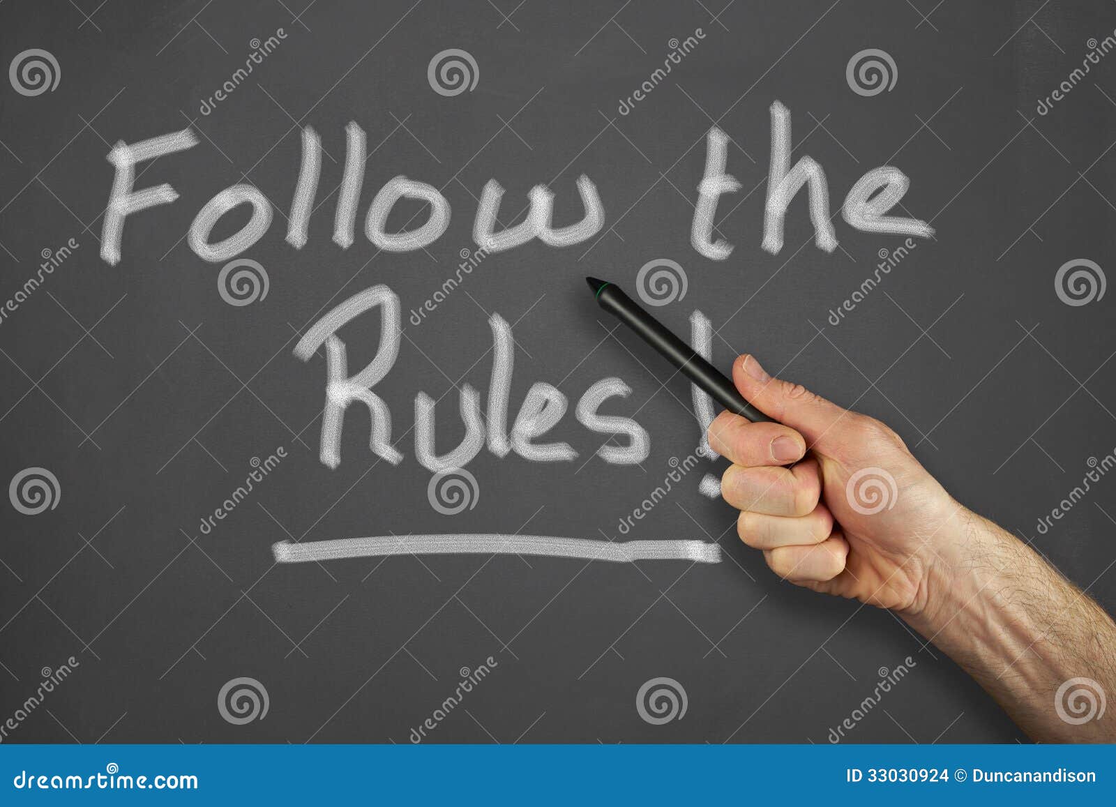 Hands in Front of Chalkboard Stock Photo - Image of message, conceptual ...