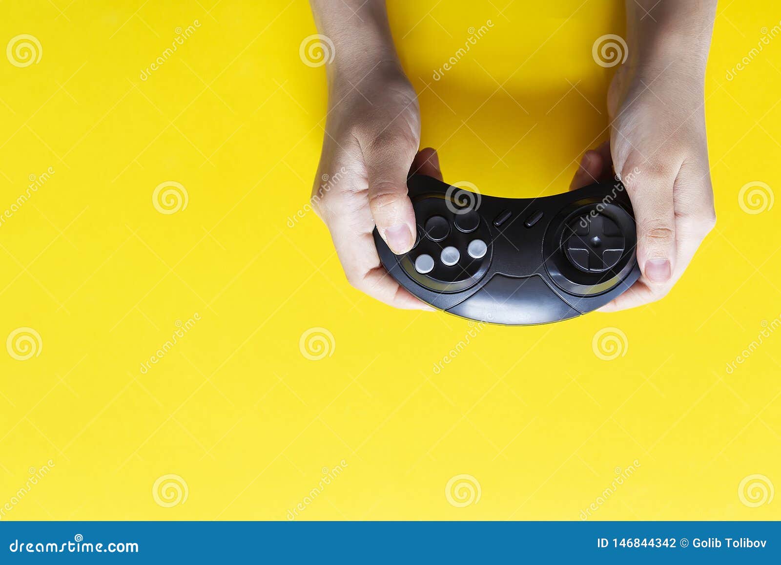 Hands with game controller stock photo. Image of electronic - 146844342