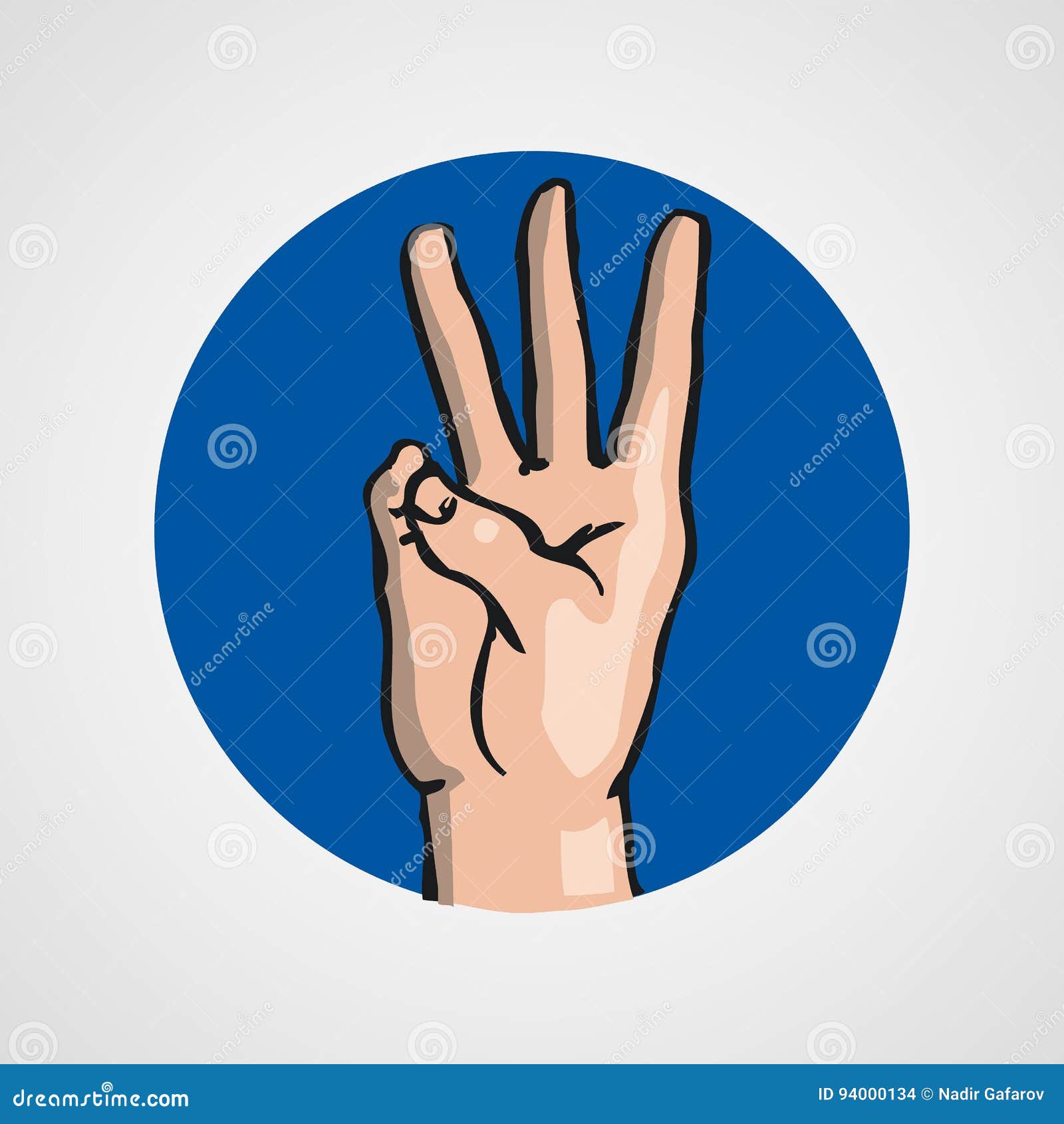Hands Gesture or Finger Alphabet Spelling Stock Vector - Illustration ...