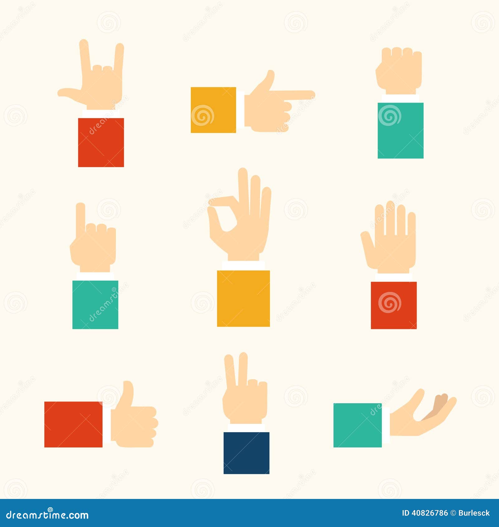 Hands gestures icons stock vector. Illustration of cupped - 40826786