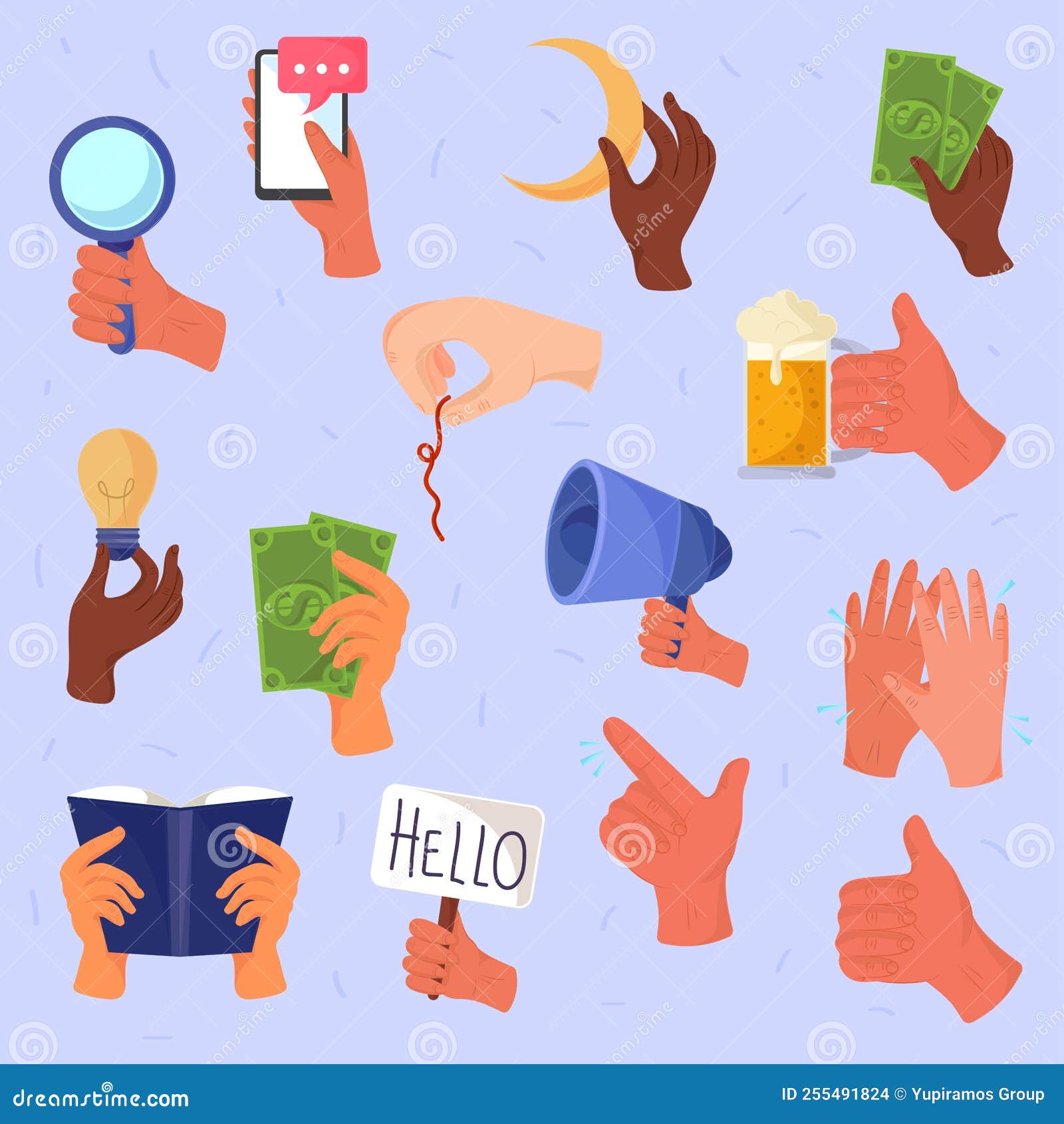 Hands gestures icons stock vector. Illustration of thumb - 255491824 Hands gestures icons stock vector. Illustration of thumb - 255491824