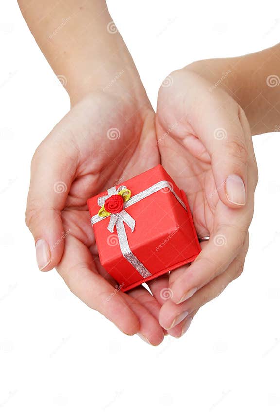 Hands and Gift stock photo. Image of gift, valentine, anniversary - 731052