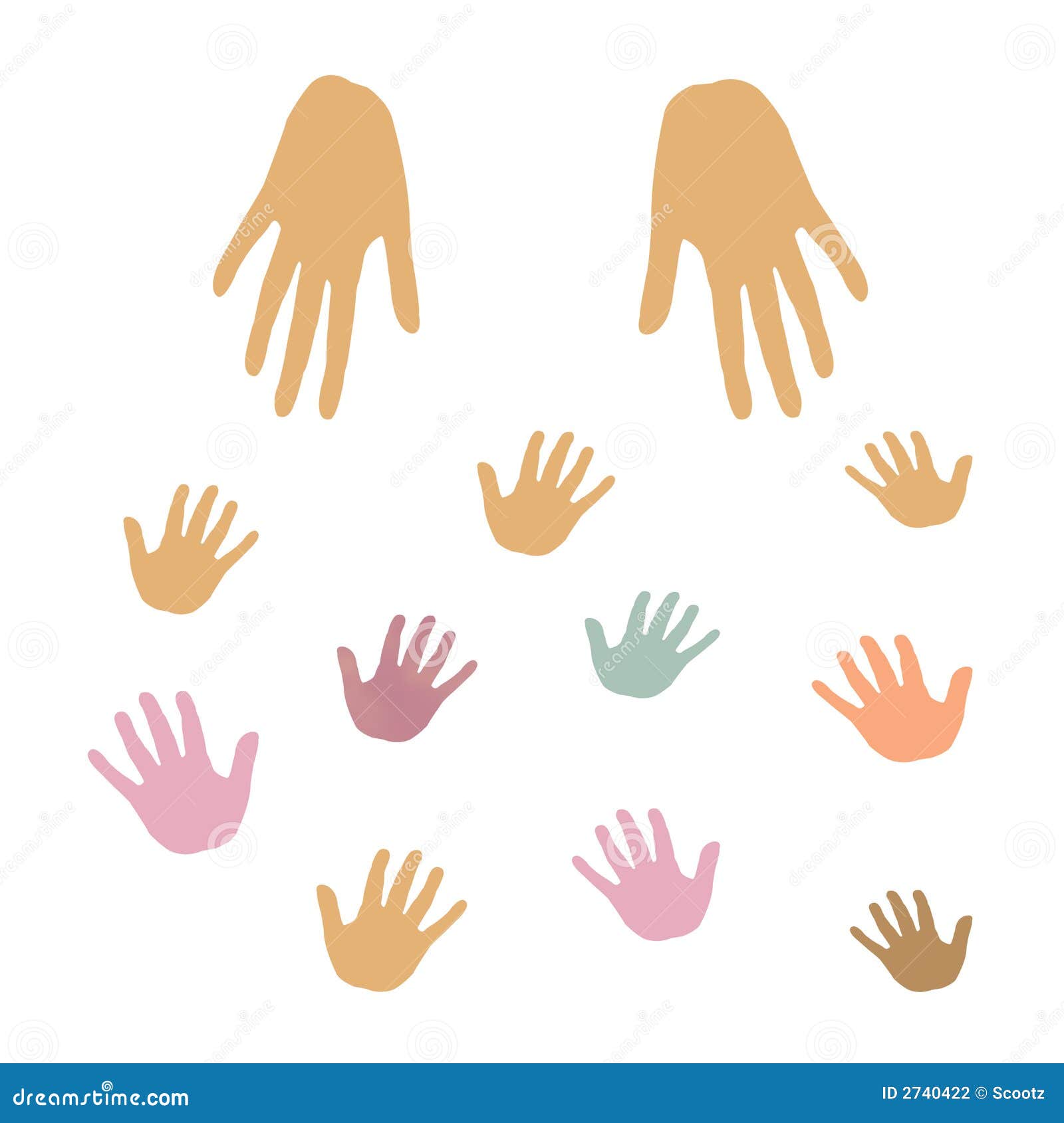 Hands giving stock illustration. Illustration of give - 2740422