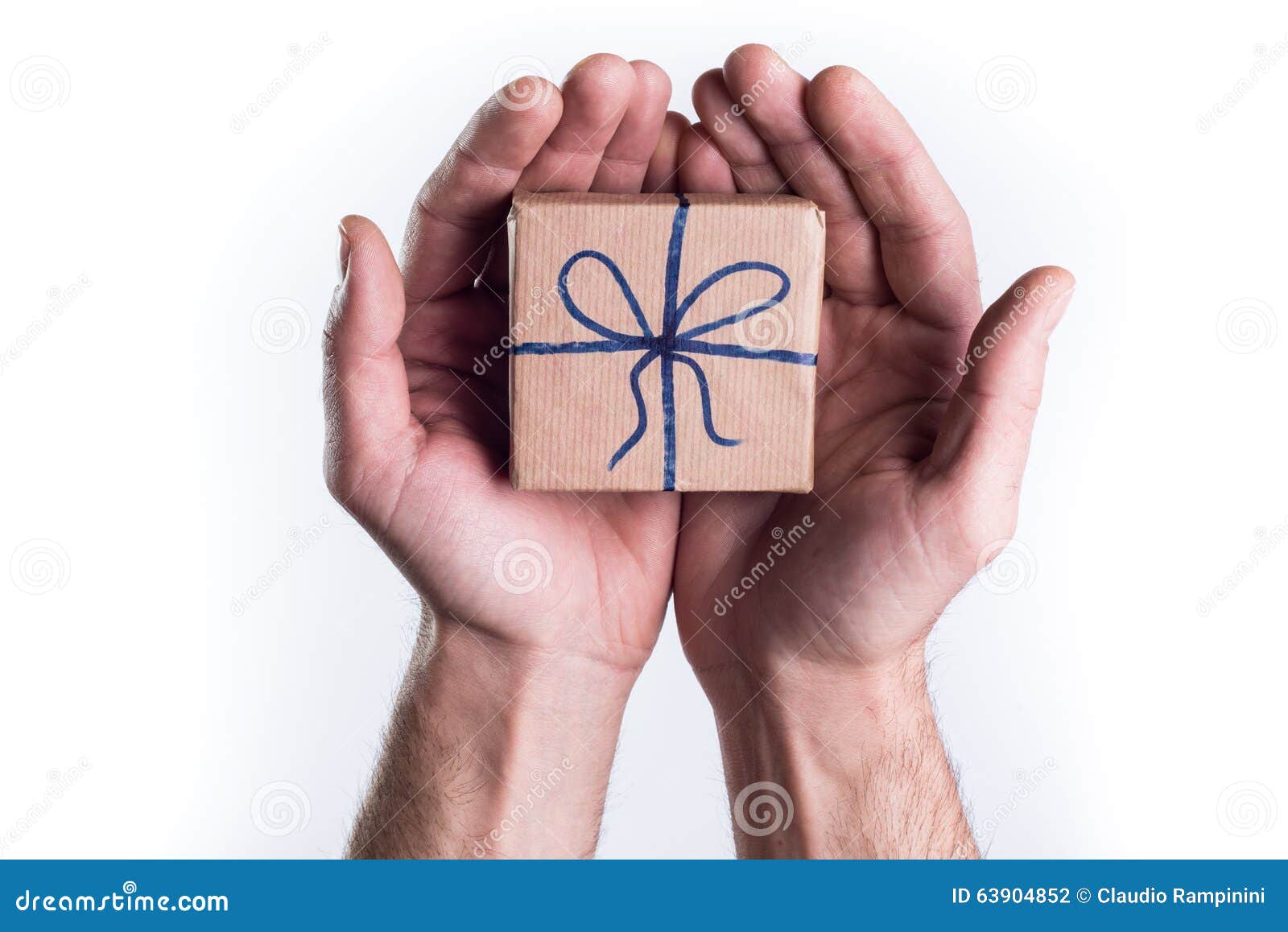 Hands giving gift stock photo. Image of hands, natale - 63904852