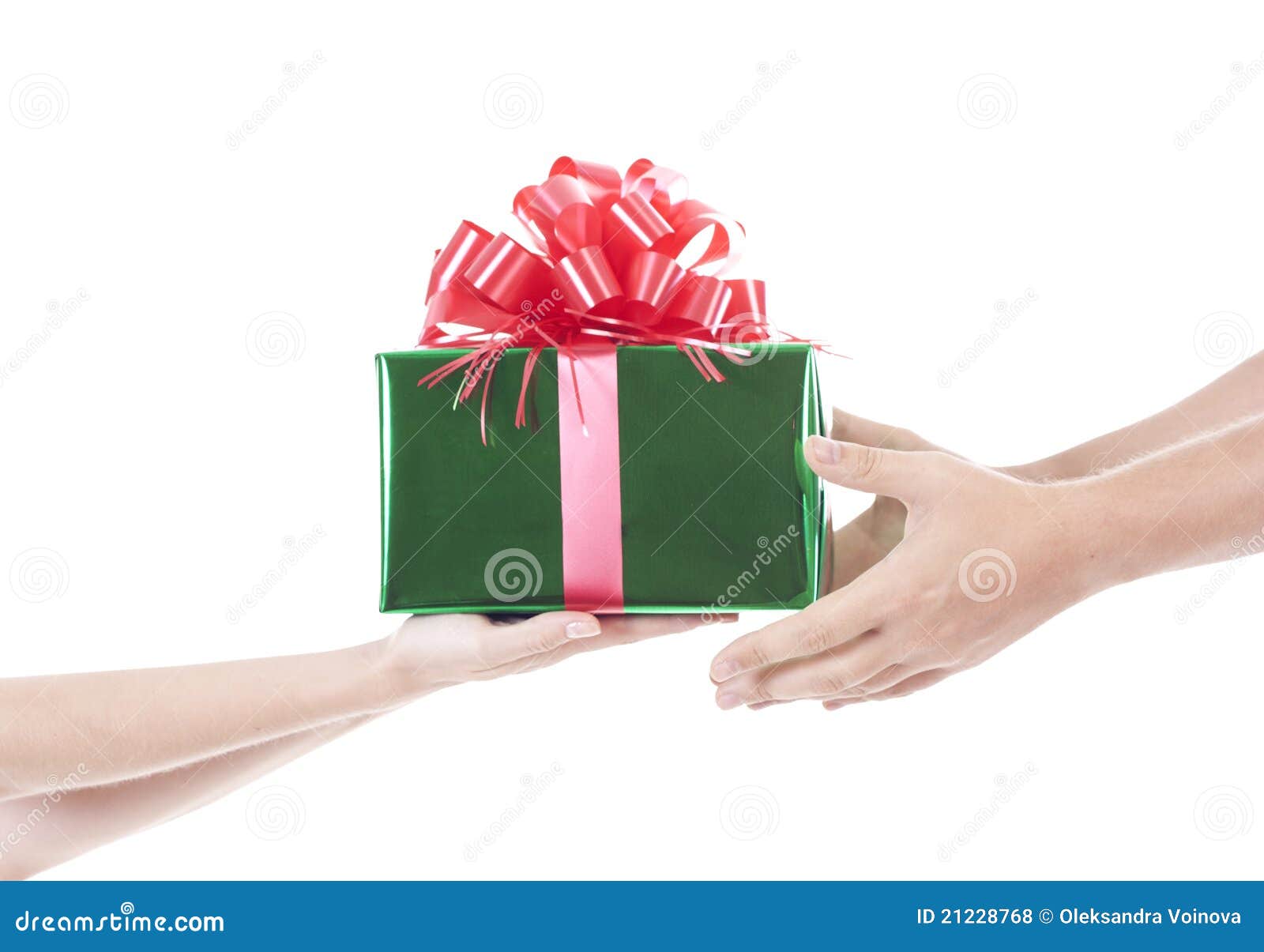 Hands Giving And Receiving A Present Royalty Free Stock Photos - Image ...