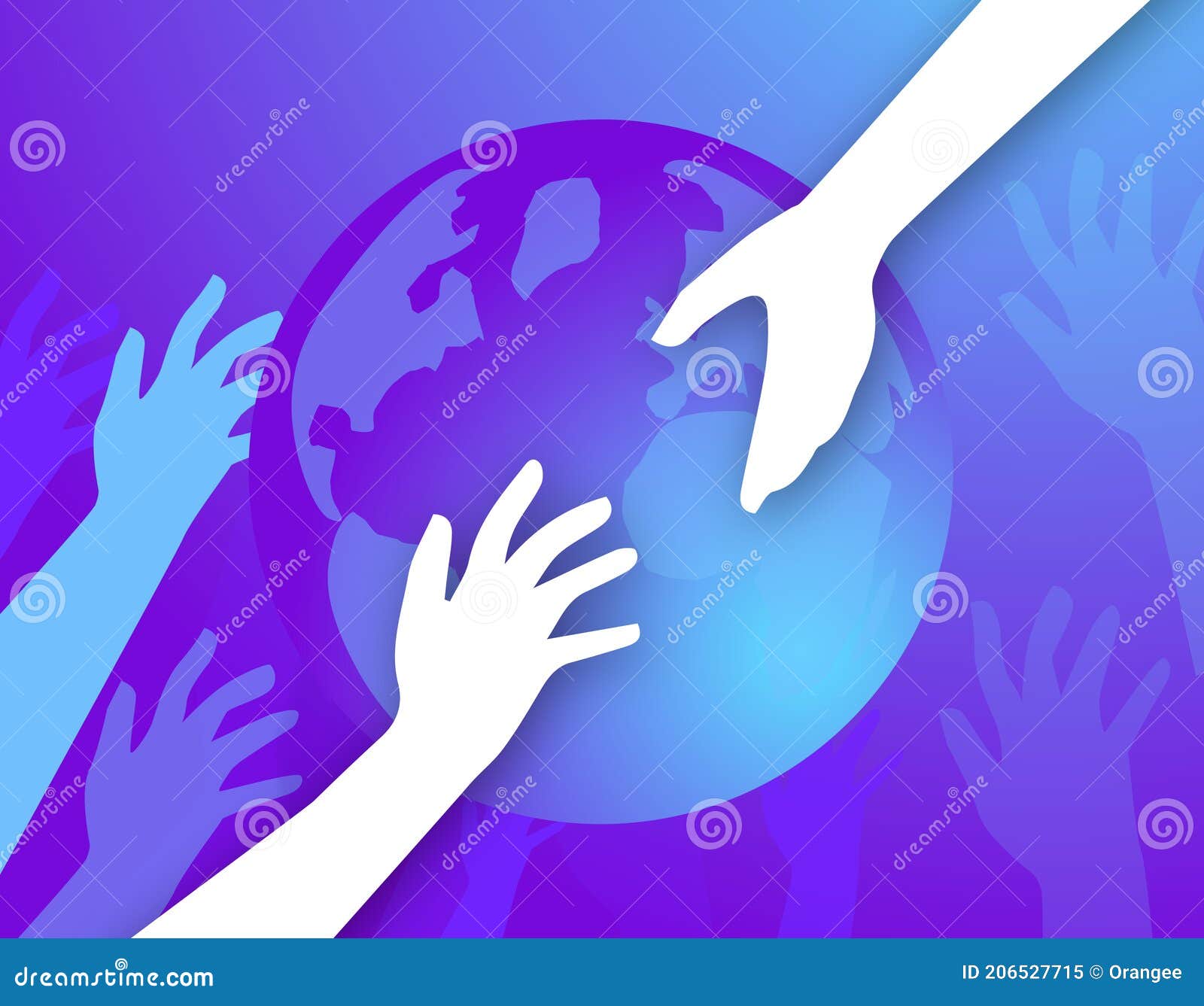 Helping Hands, Charity Background Design World Map Background Stock ...