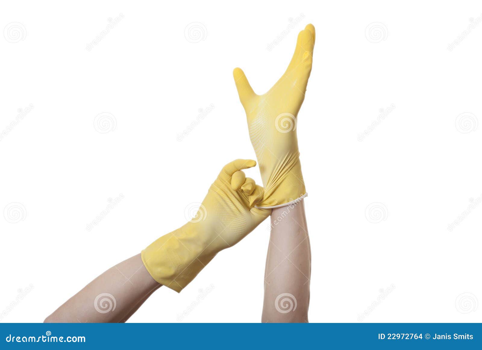 Hands gloving. stock photo. Image of household, finger - 22972764