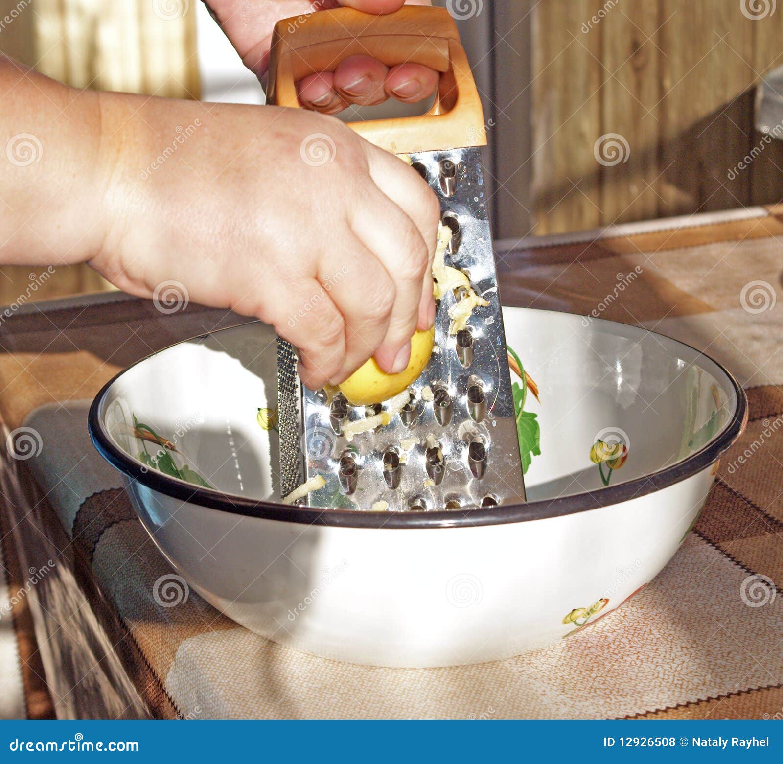 Hands with grater stock photo. Image of ripe, ingredient - 12926508