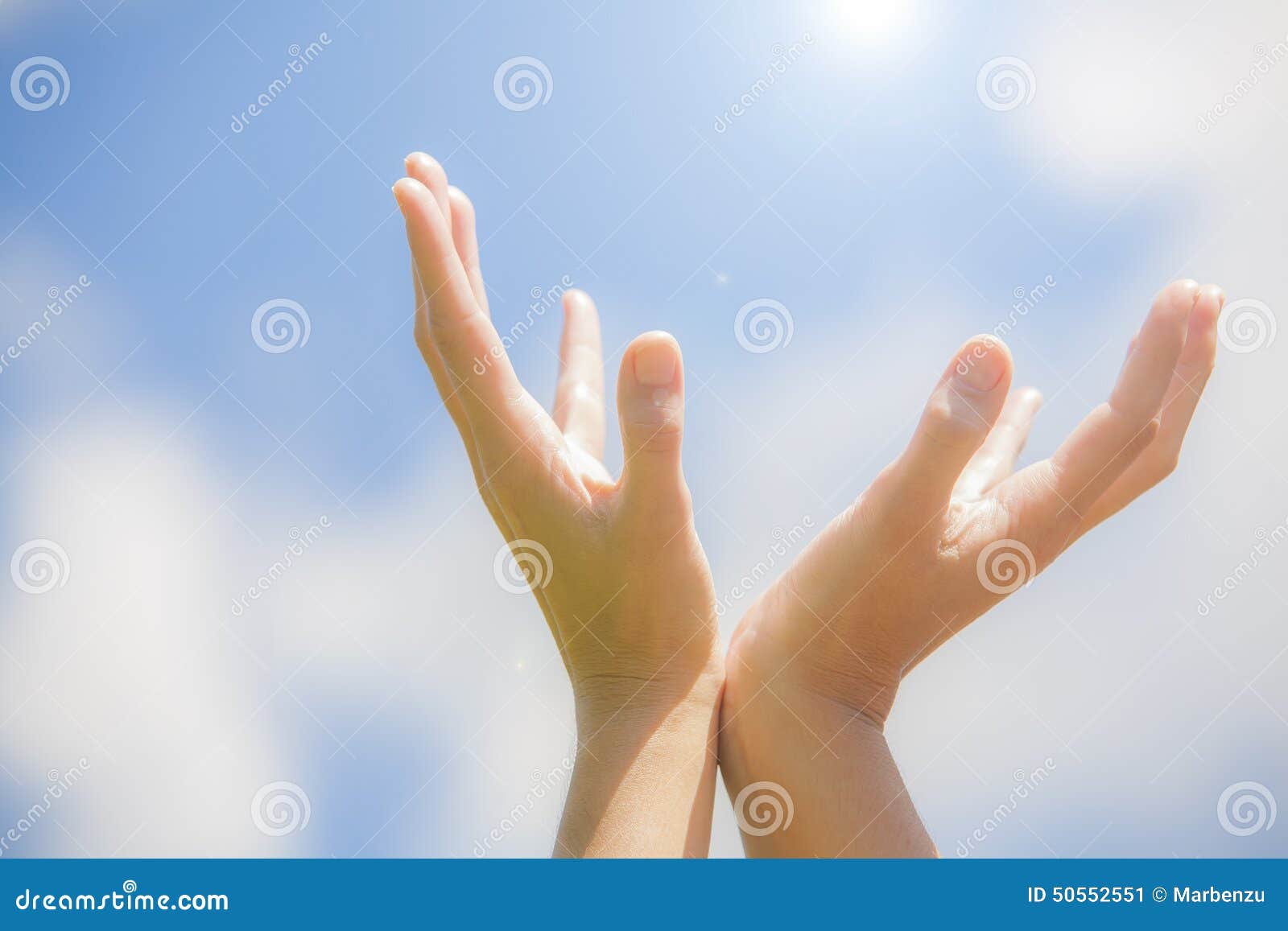 Hands greeting the sun stock image. Image of people, personal - 50552551