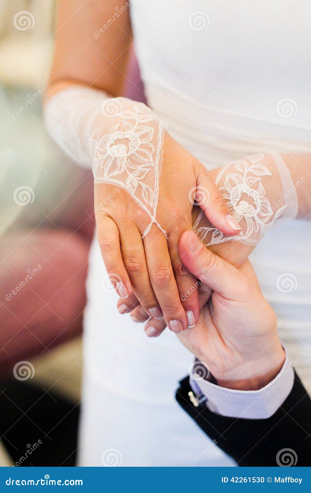 Hands of the Groom and the Bride Stock Photo - Image of forever ...