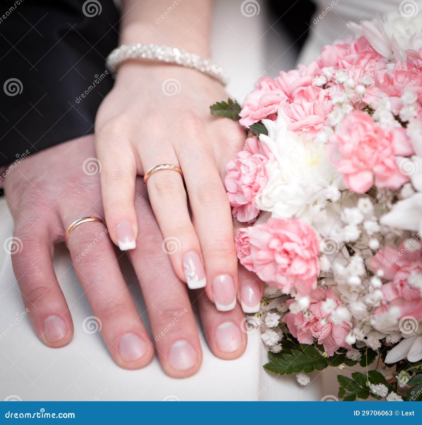 Hands of the Groom and the Bride Stock Image - Image of beauty ...