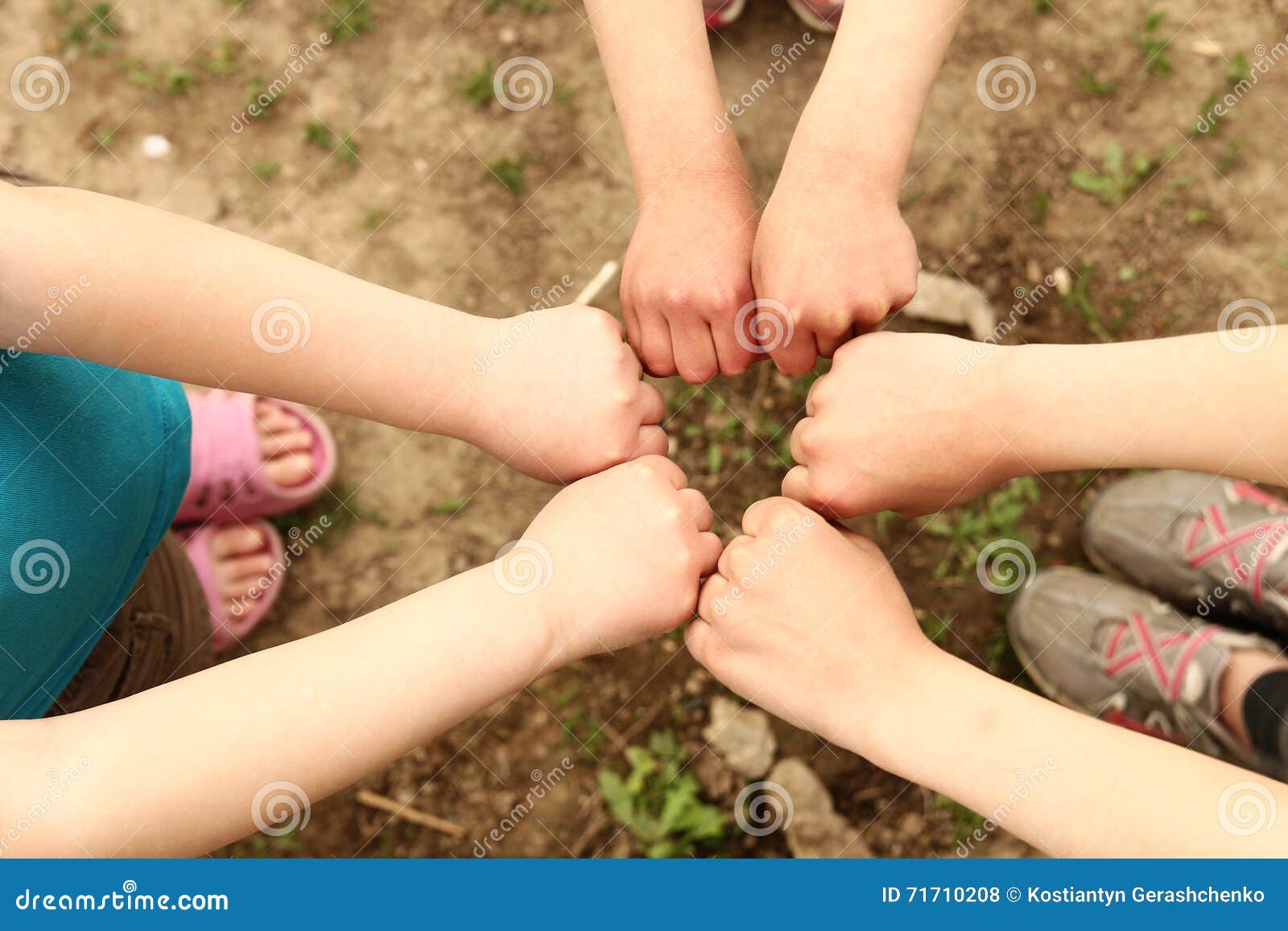 Hands a group of children stock photo. Image of hand - 71710208