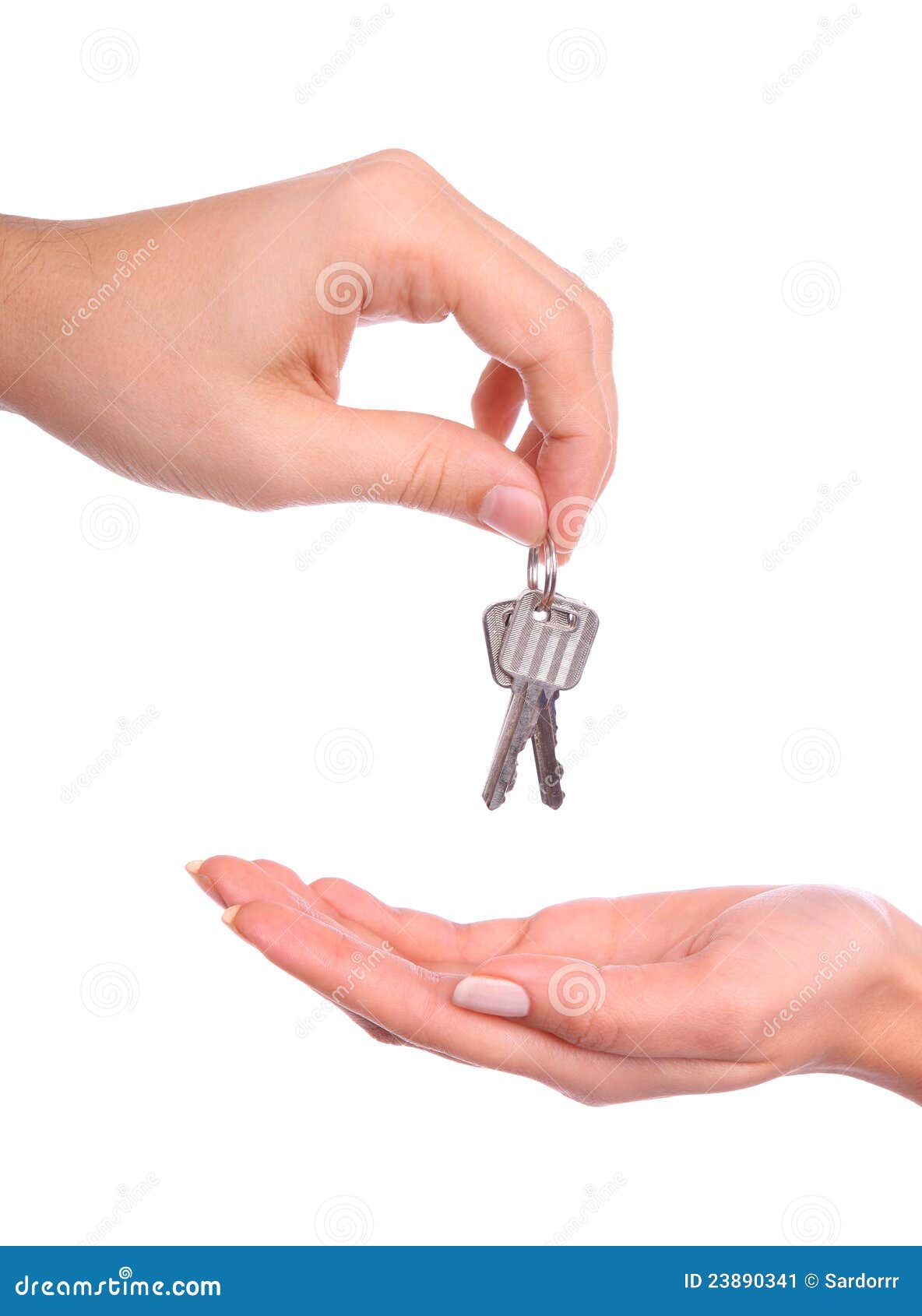 Hands Handing Over the Keys Stock Image - Image of hold, credit: 23890341