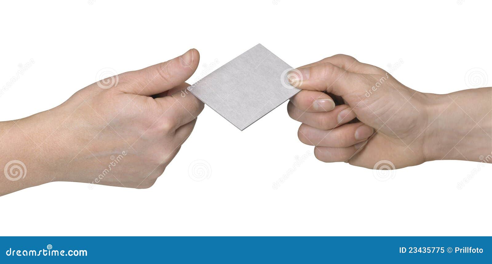 Hands while Handover of Abusiness Card Stock Image - Image of equipment ...