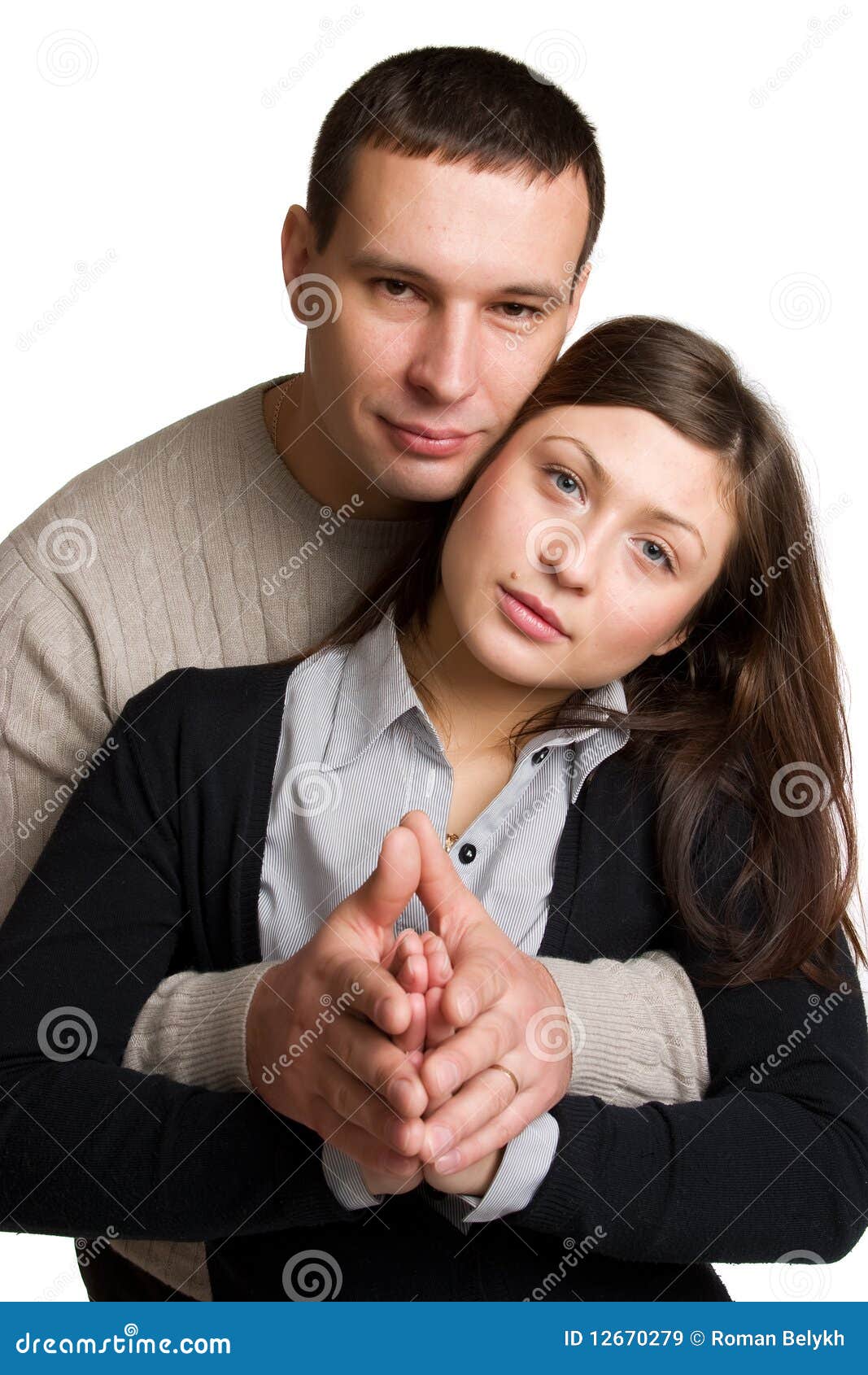Hands in hands. stock image. Image of young, couple, embrace - 12670279