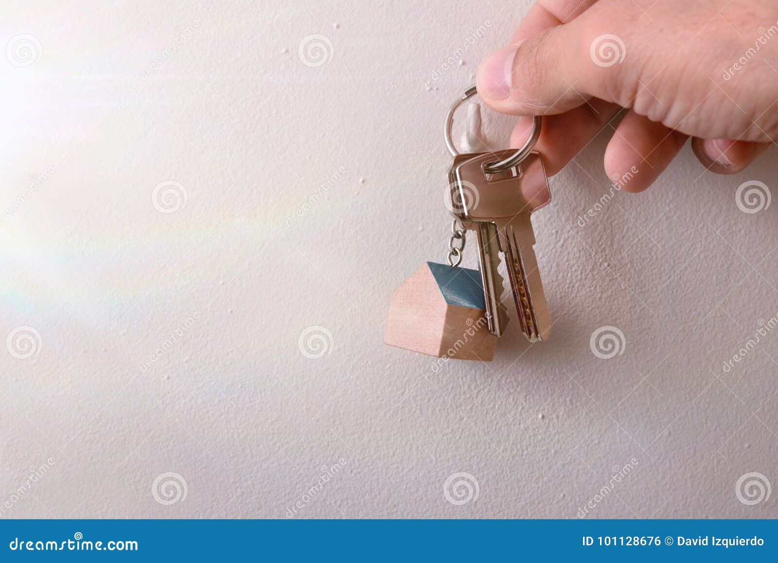 Hands Hanging Keys on a Hook on the Wall Stock Photo - Image of ...