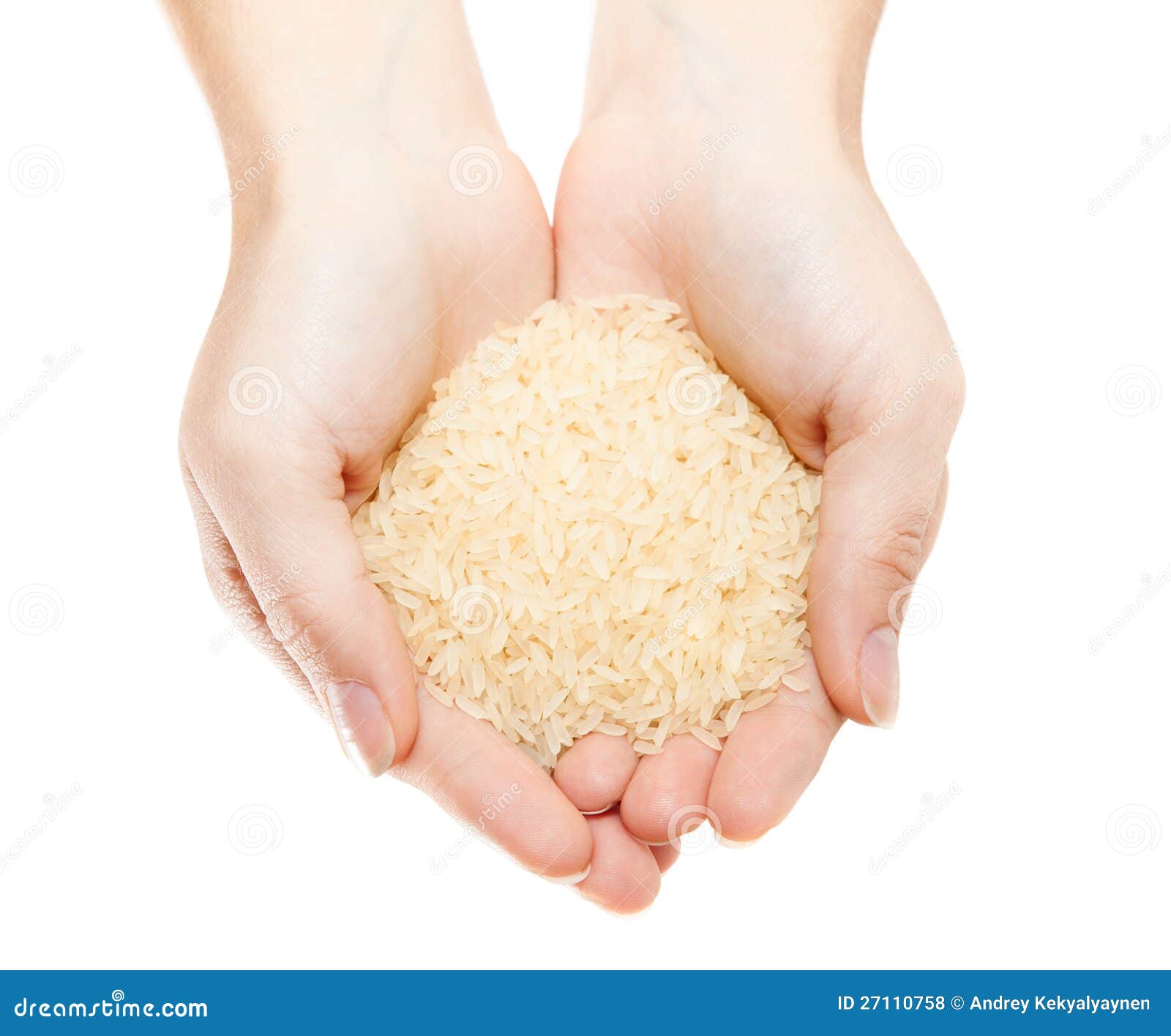 Hands with heap of rice stock photo. Image of figs, food - 27110758