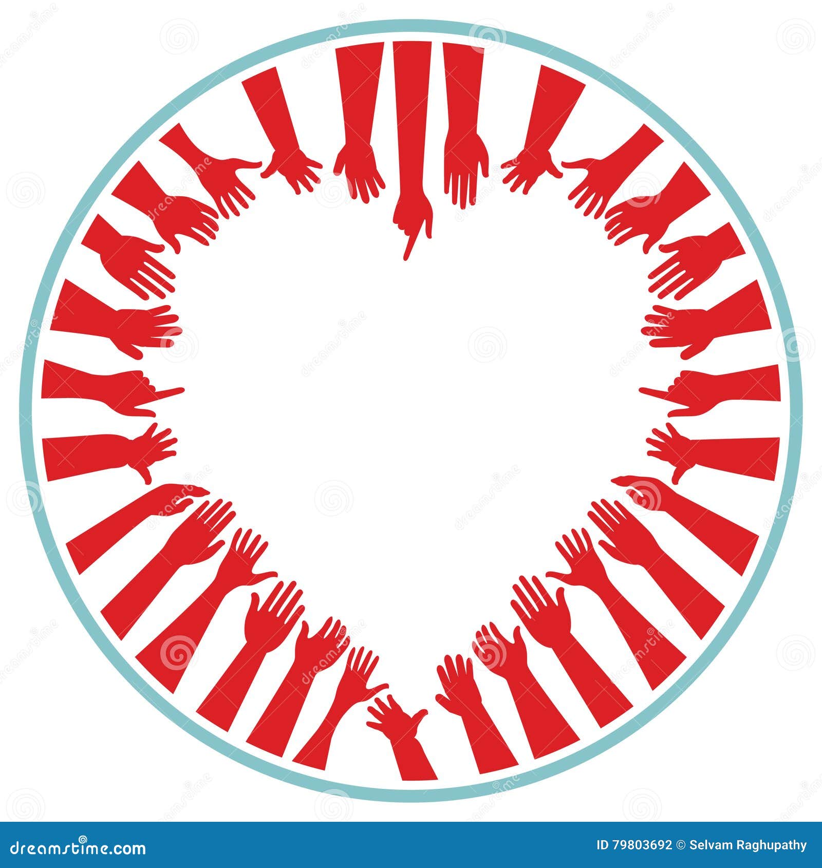 Hands in heart stock vector. Illustration of gesture - 79803692