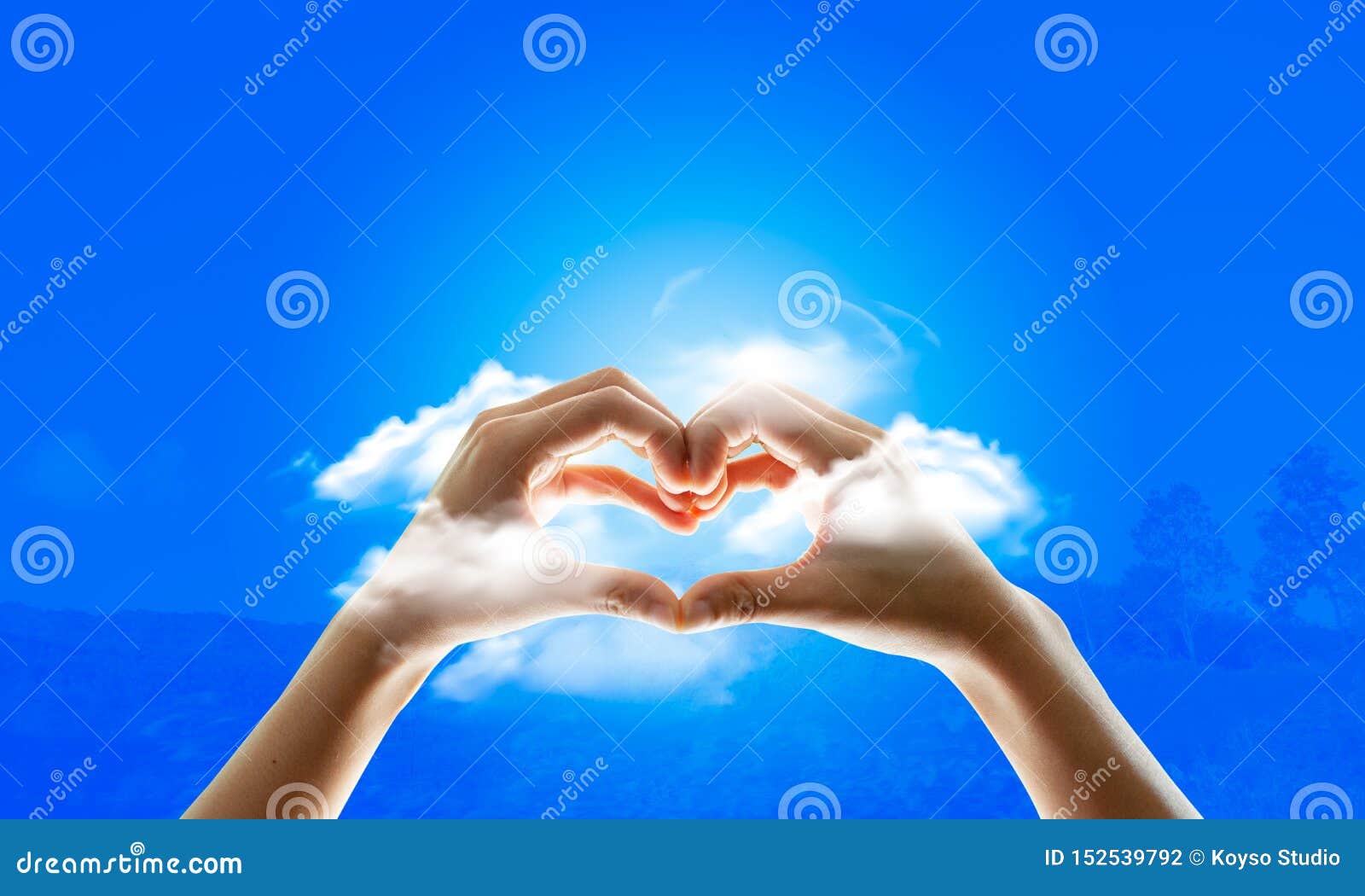 Hands are Heart-shaped Beautiful Stock Photo - Image of human, manicure ...