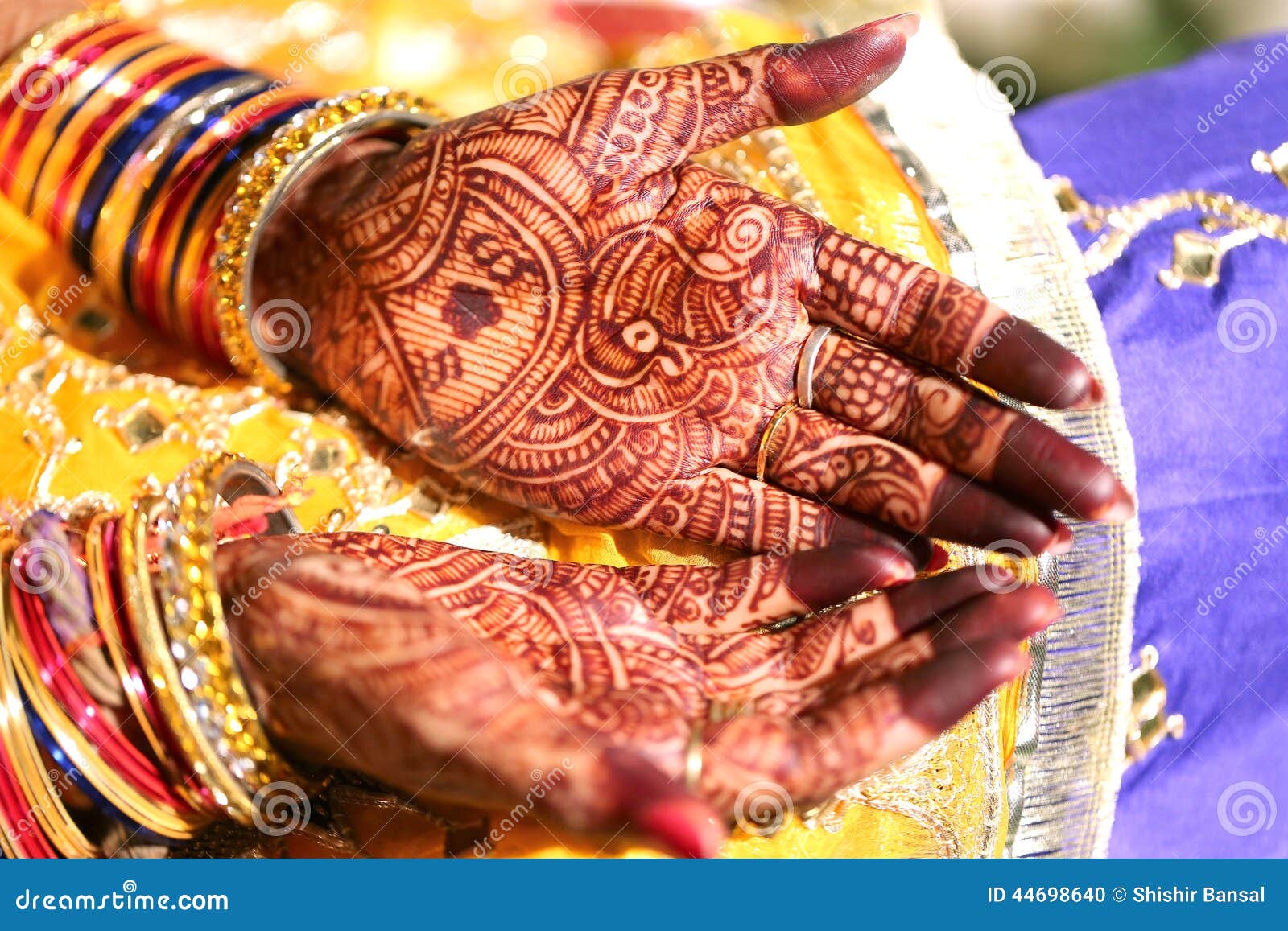 Hands with heena stock photo. Image of decoration, floral - 44698640