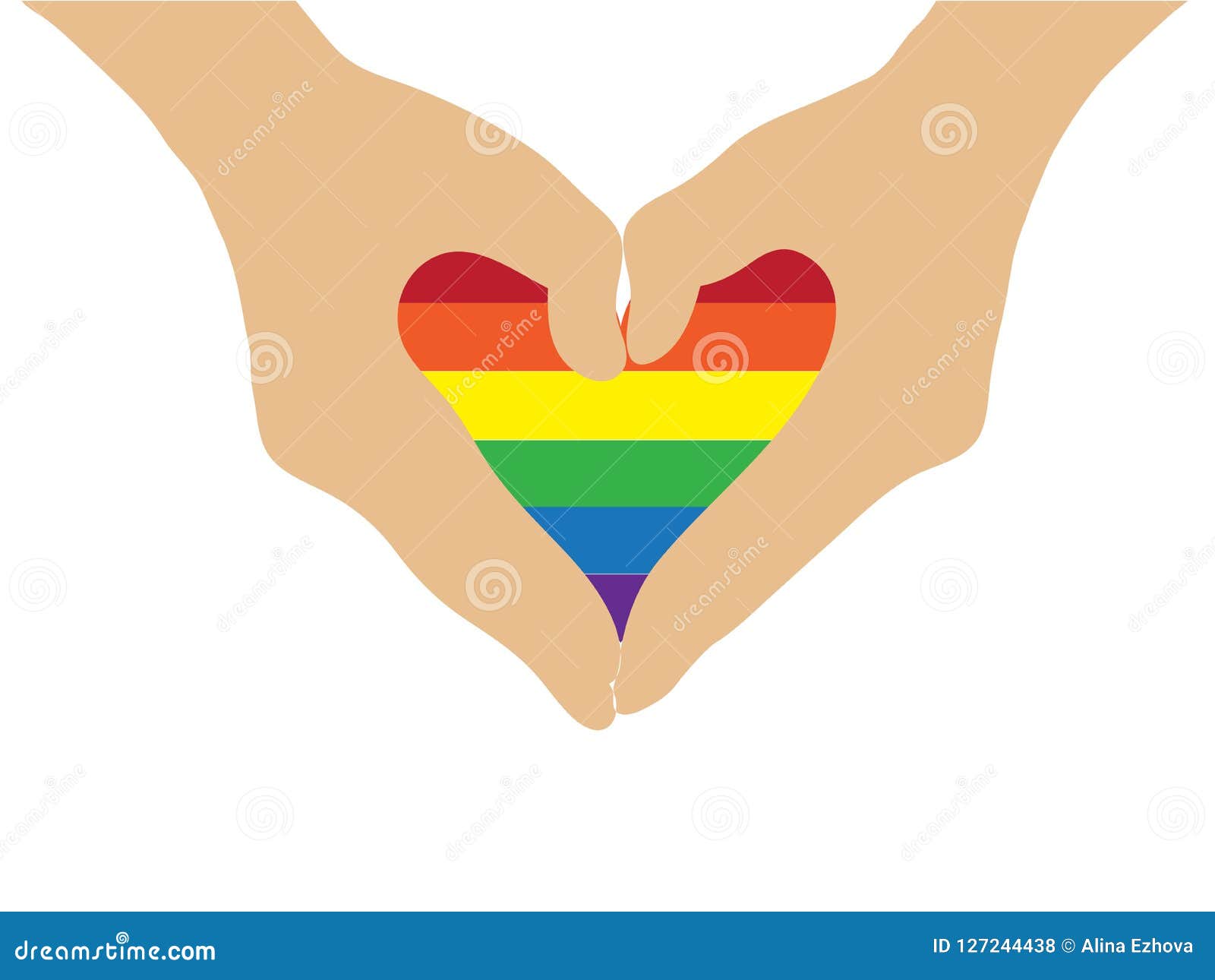 Hands are Held Together. Vector Illustration Stock Vector ...