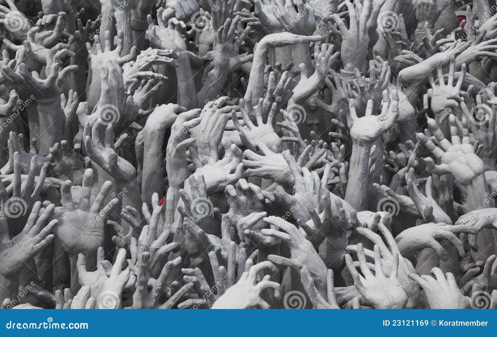 Hands from Hell stock image. Image of concrete, hell - 23121169