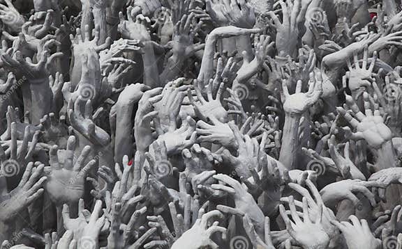 Hands from Hell stock image. Image of concrete, hell - 23121169