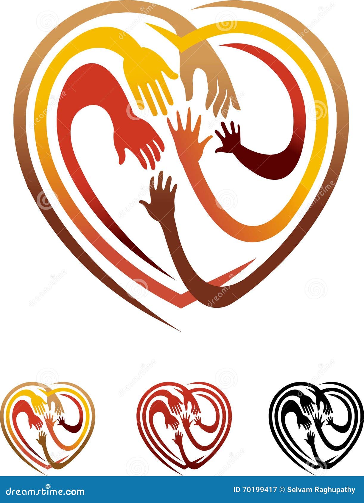 Hands Help Logos And Symbol Vector | CartoonDealer.com #122890955