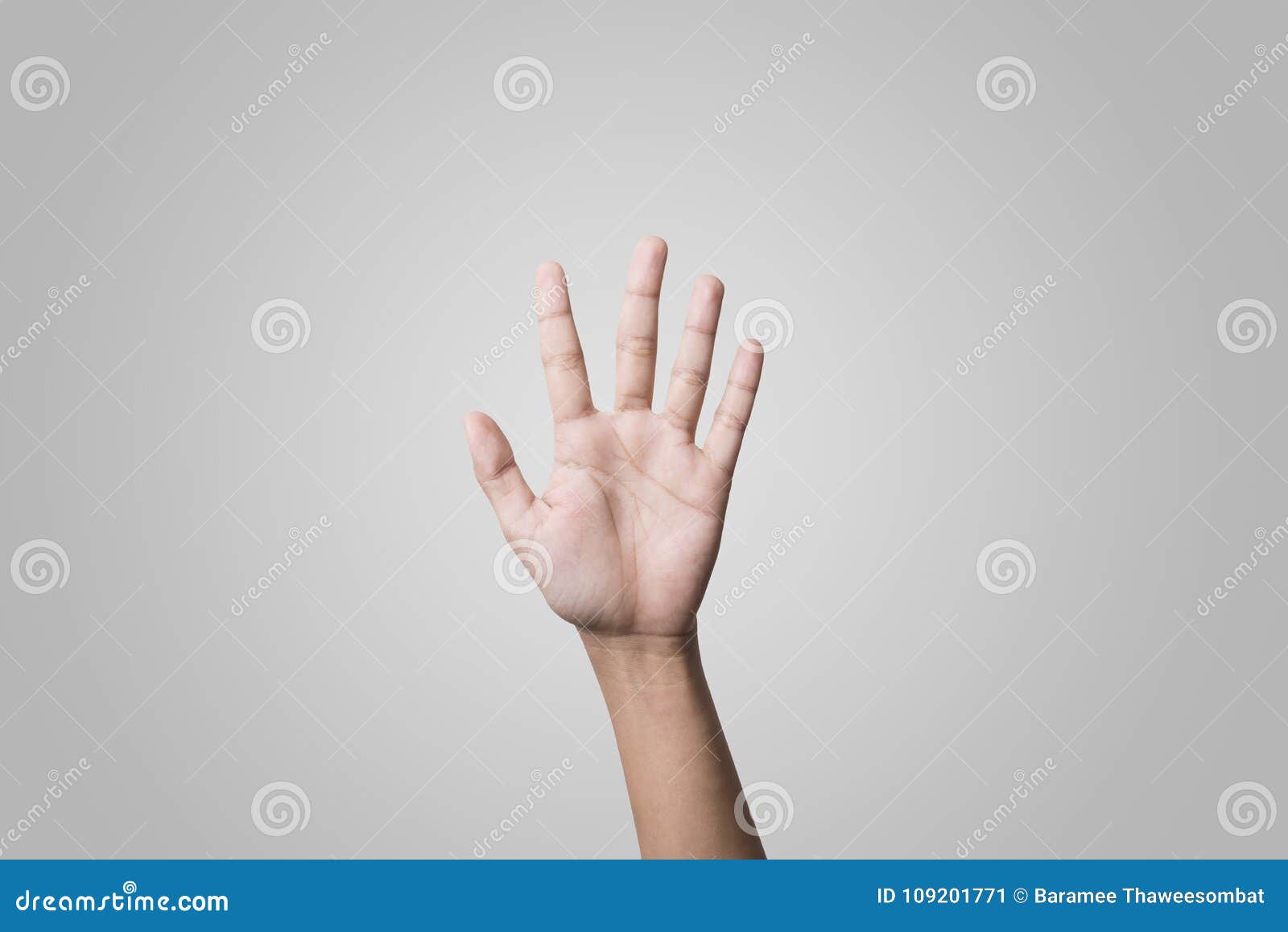 Hands High Up on Gray Background. Concept Voting Stock Image - Image of ...