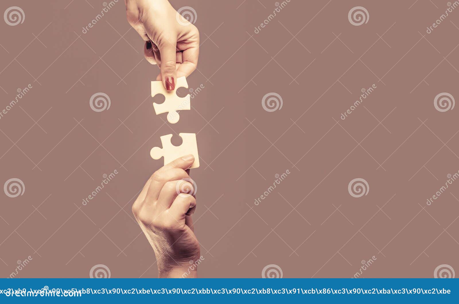 Hands Hold Puzzles. Solution of Problems Stock Image - Image of jigsaw ...