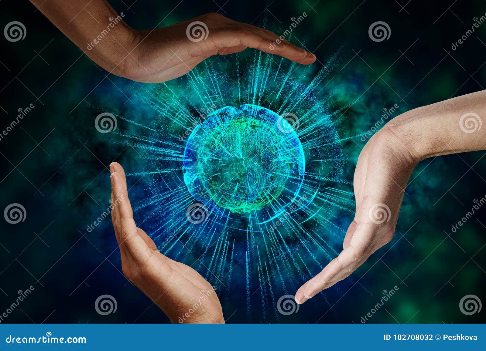 Environment Protection Concept Stock Photo - Image of earth, ocean ...