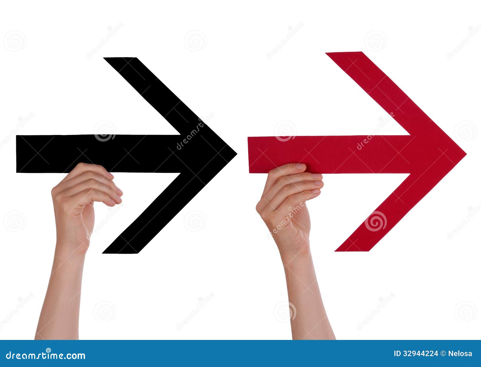 Hands Holding Arrows stock photo. Image of connection - 32944224