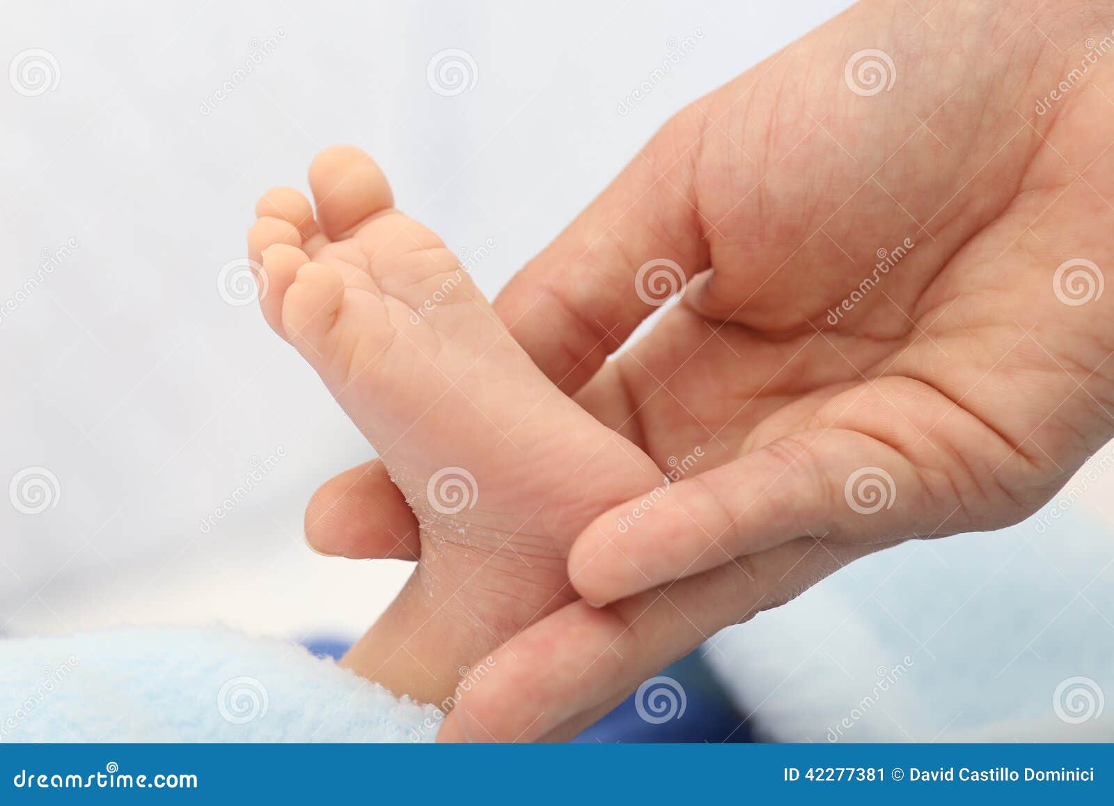 Hands holding a baby foot stock image. Image of childhood - 42277381